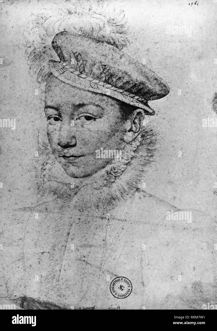 Portrait king charles ix france hi-res stock photography and images - Alamy