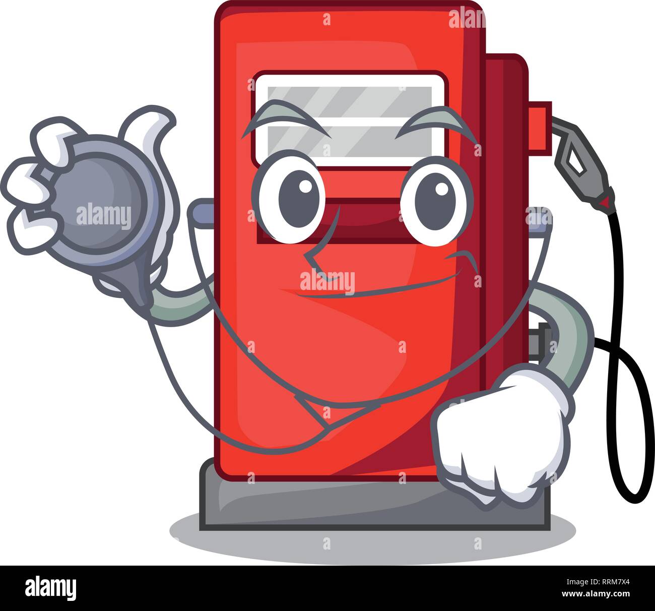 Happy gas pump Stock Vector Images - Alamy