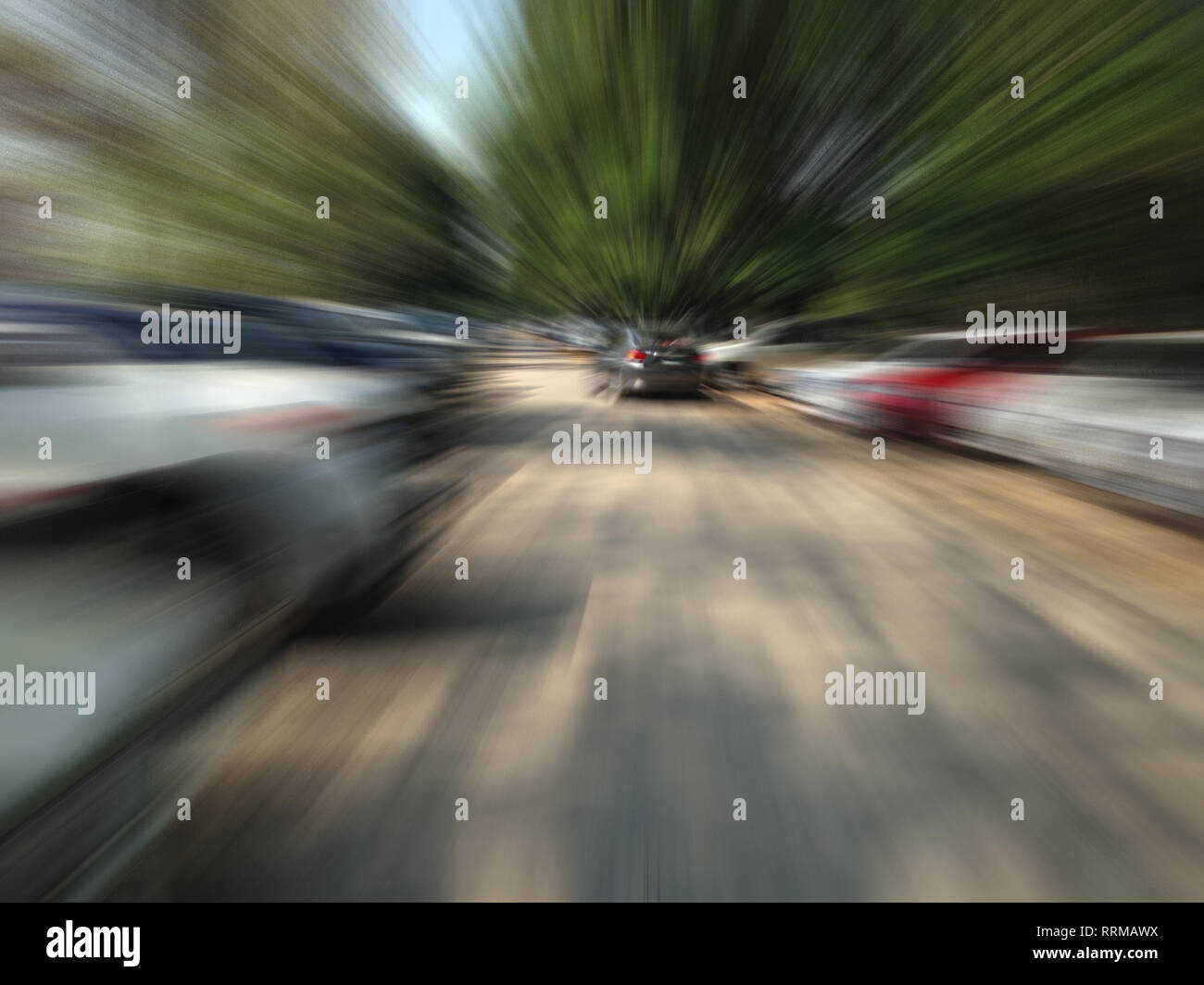car on the road with motion blur background Stock Photo - Alamy