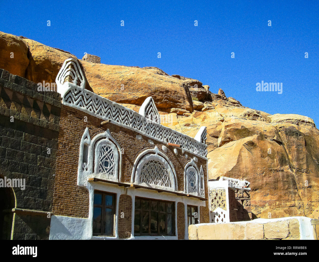 City of Sana'a, streets and buildings of the city in Yemen, sights and ...