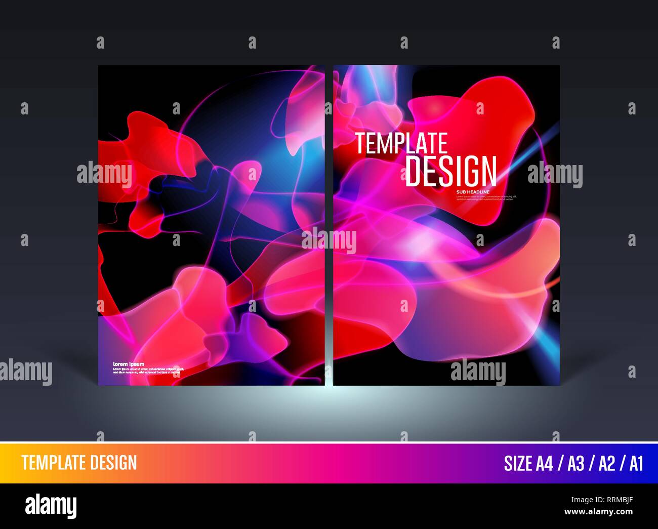 Abstract Template Design Stock Vector Image & Art - Alamy