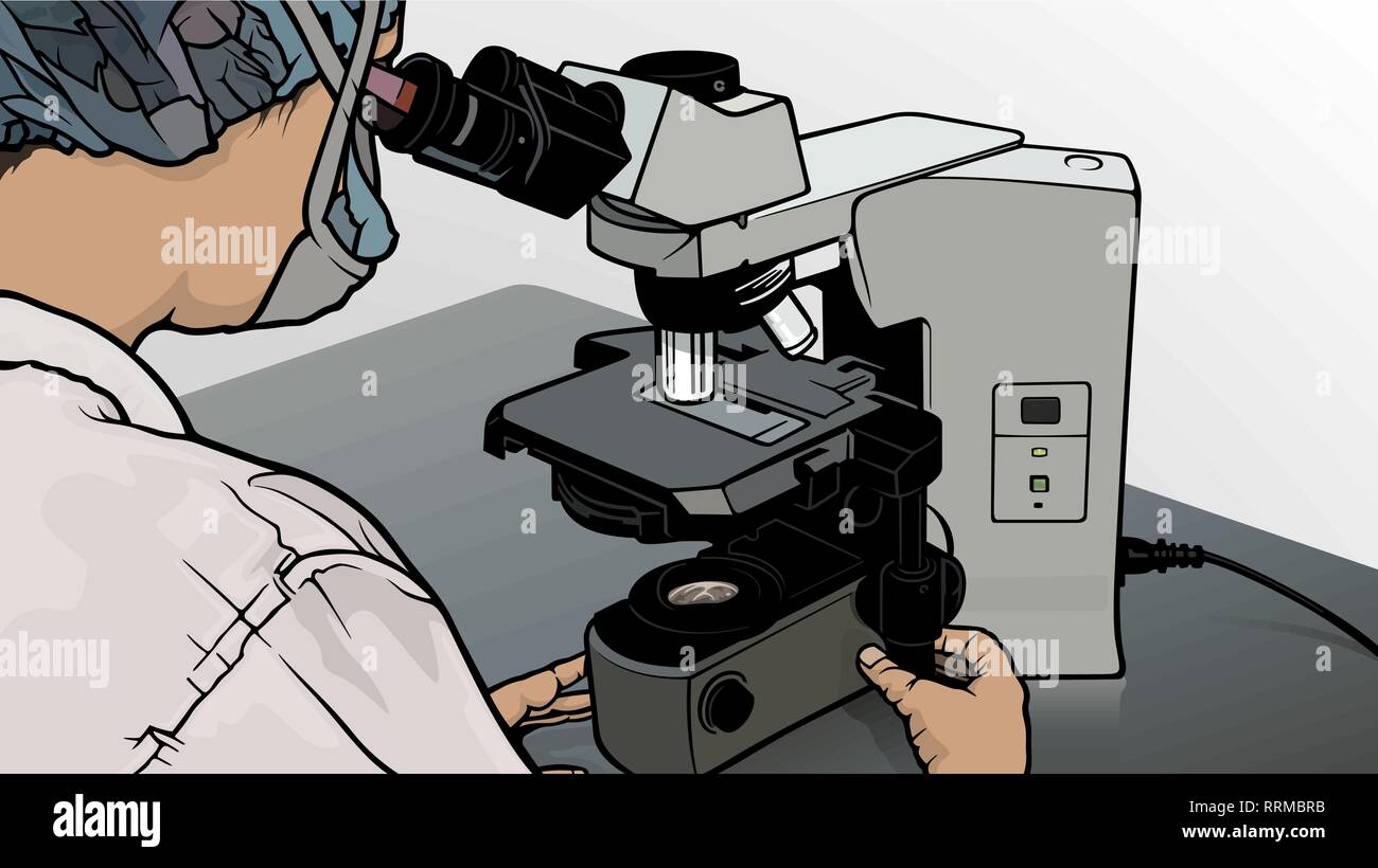 Forensic scientist Stock Vector Images - Alamy