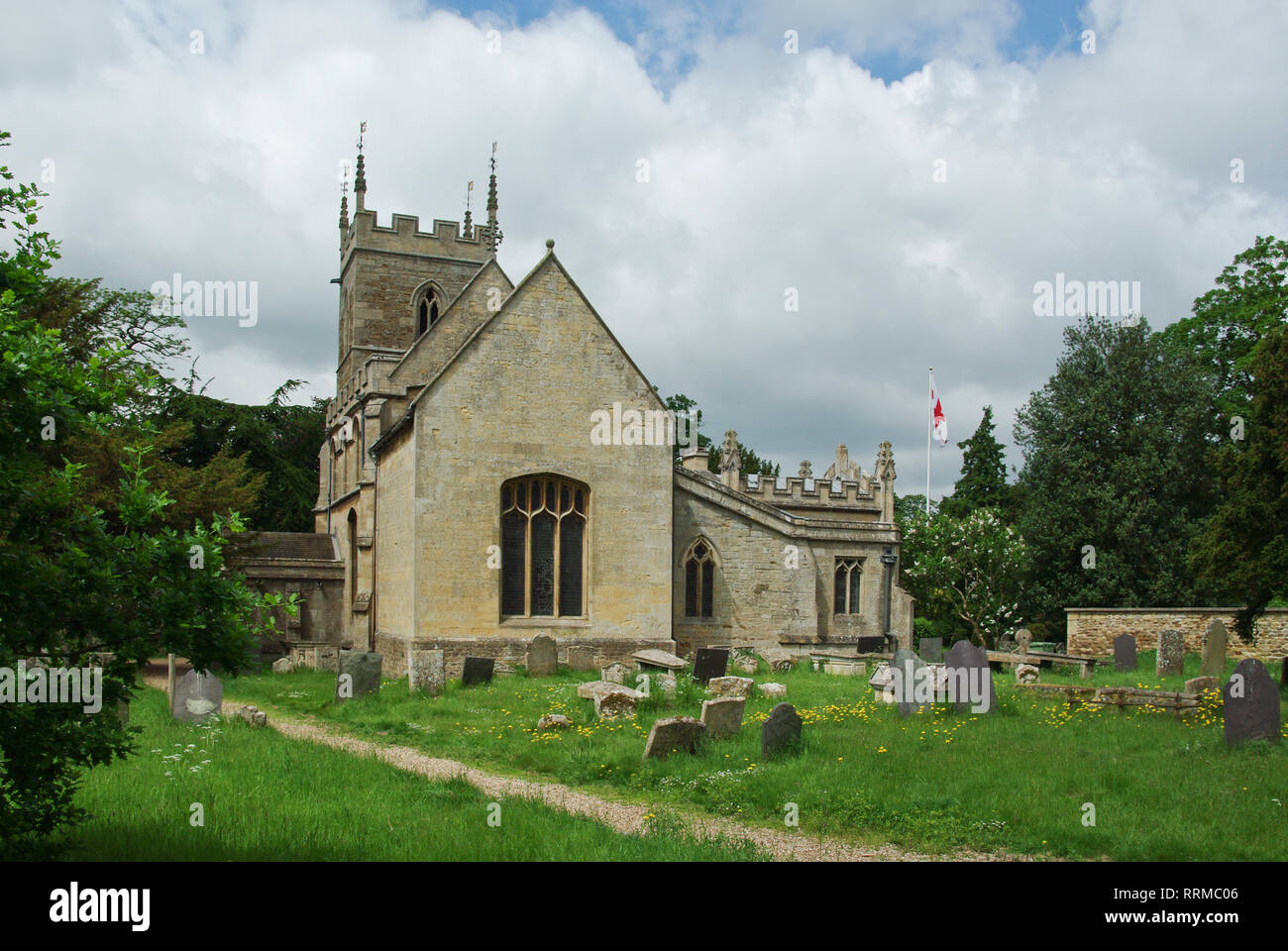 The parish church of St Peter and St Paul in the village of Belton ...