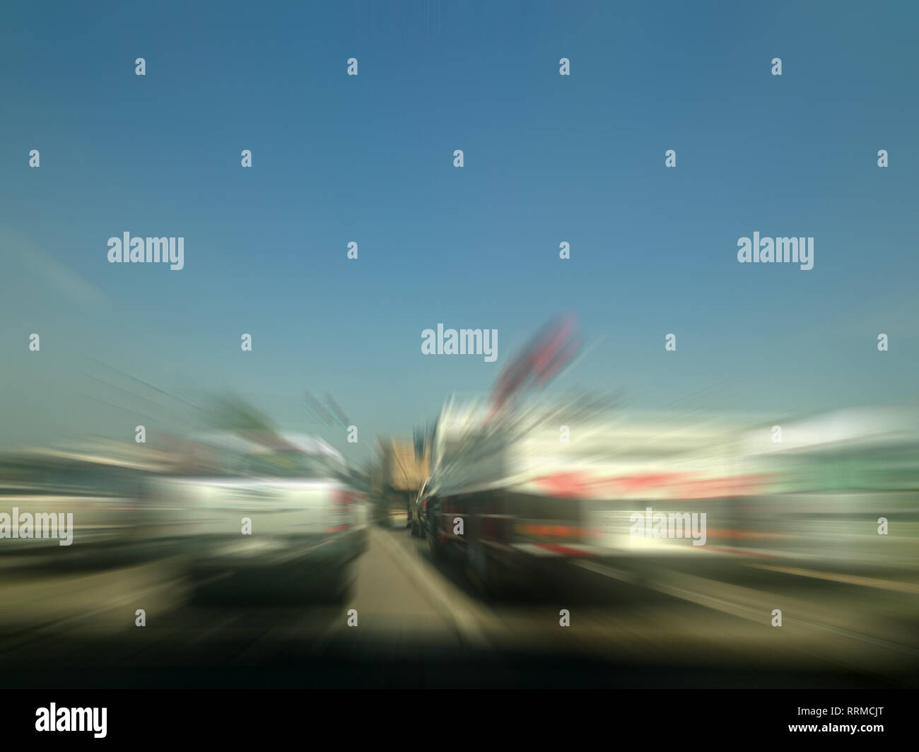 car on the road with motion blur background Stock Photo - Alamy