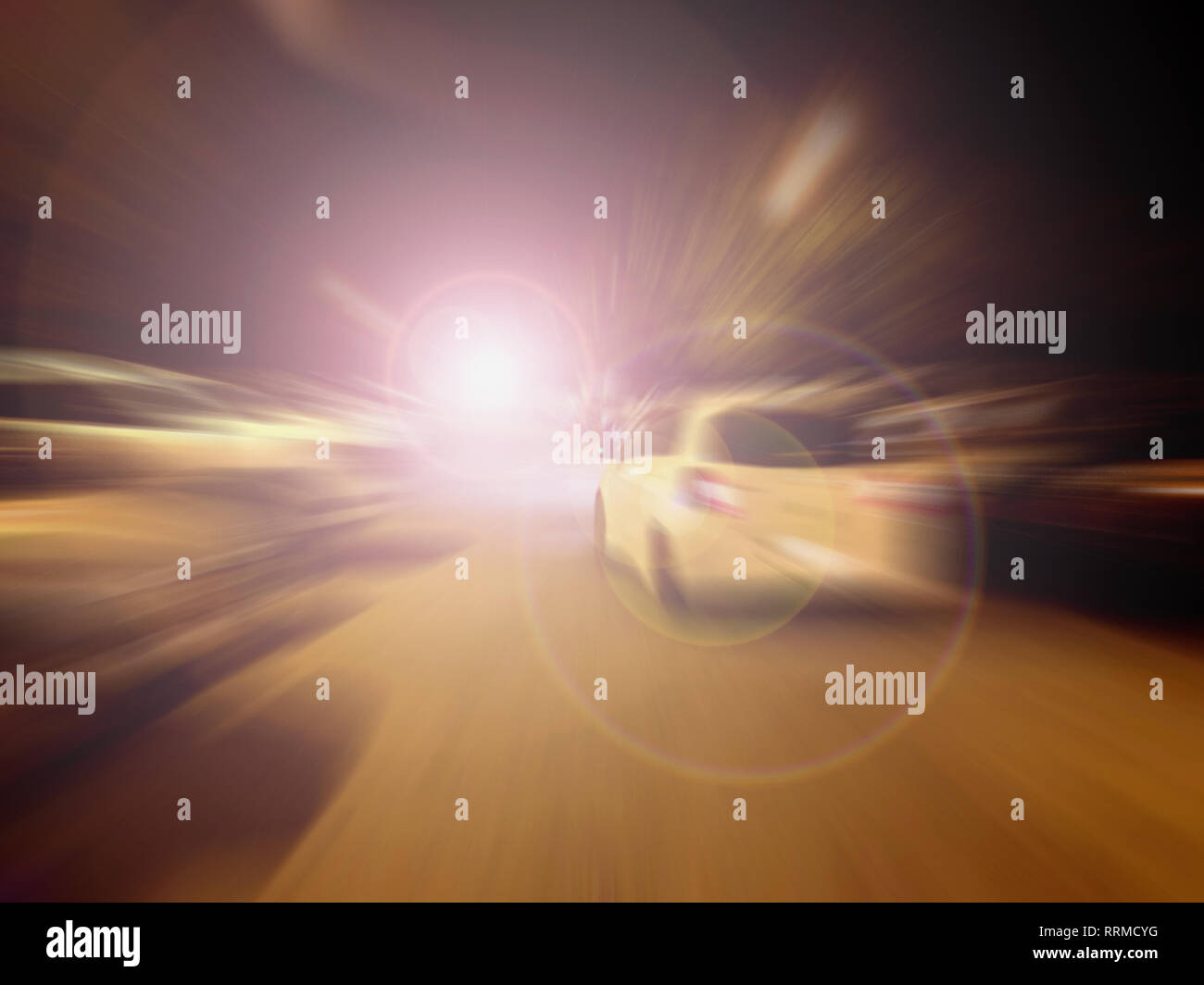 Abstract blur outdoor car parking at night Stock Photo - Alamy