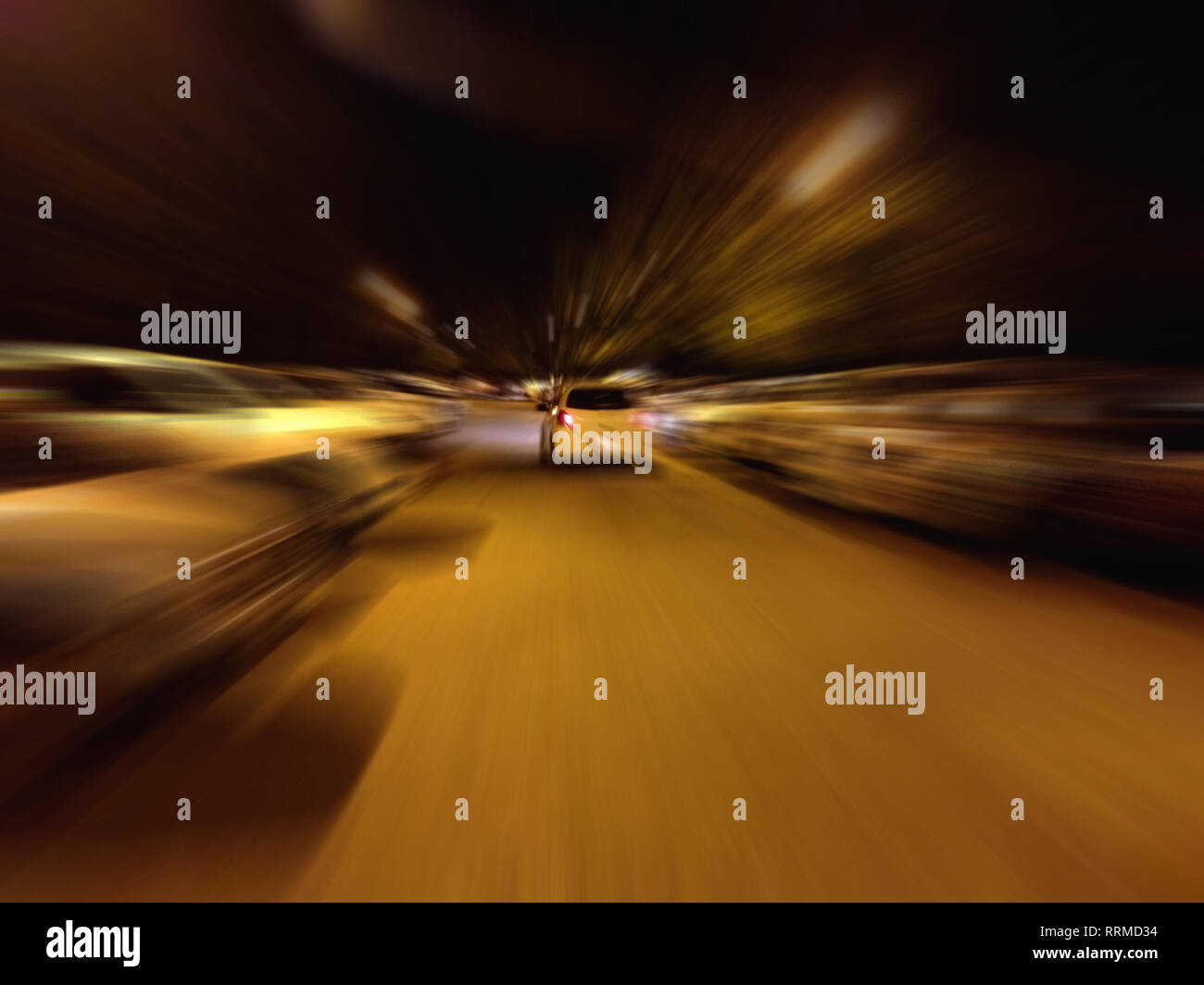 Abstract blur outdoor car parking at night Stock Photo - Alamy