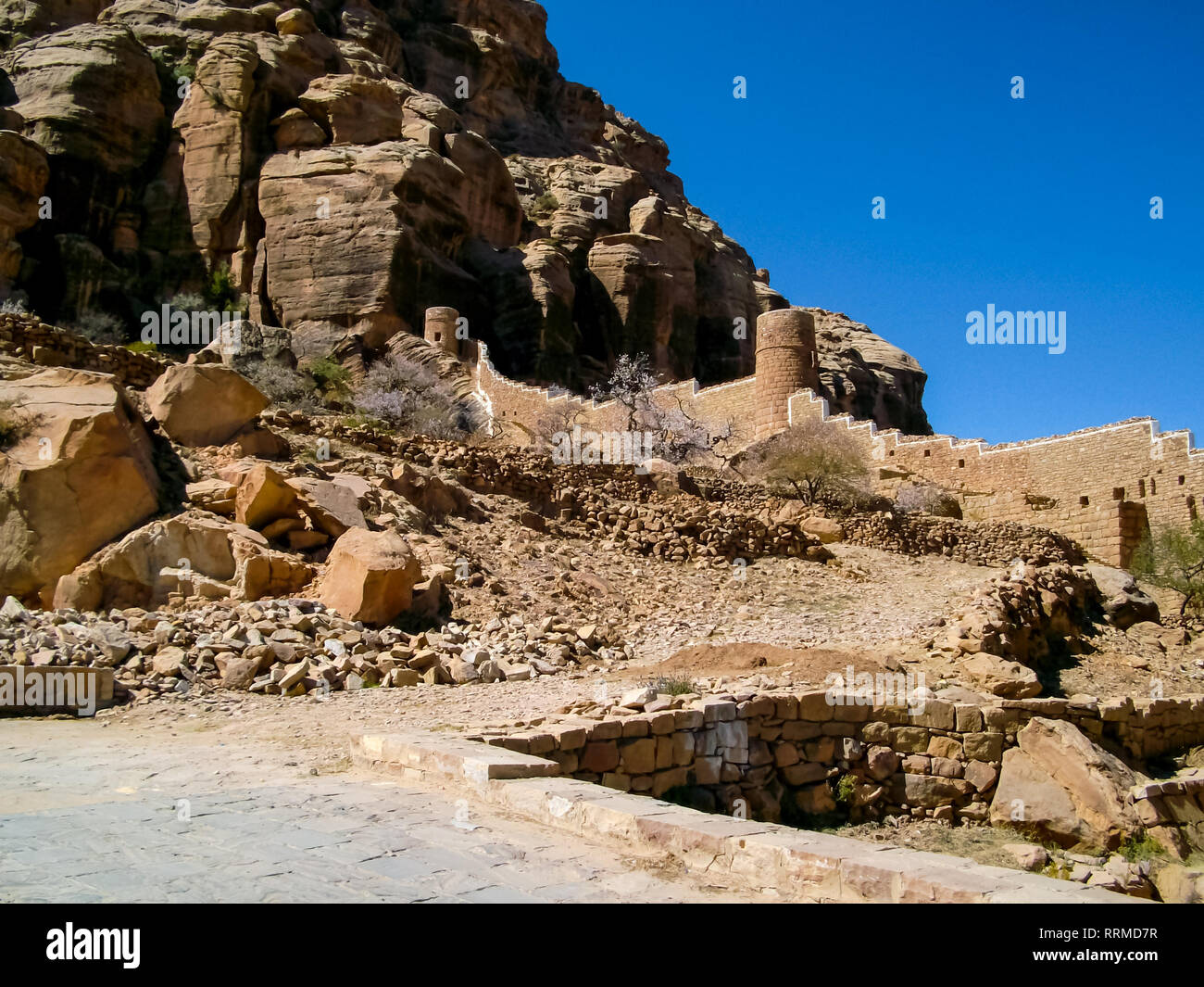 City of Sana'a, streets and buildings of the city in Yemen, sights and ...