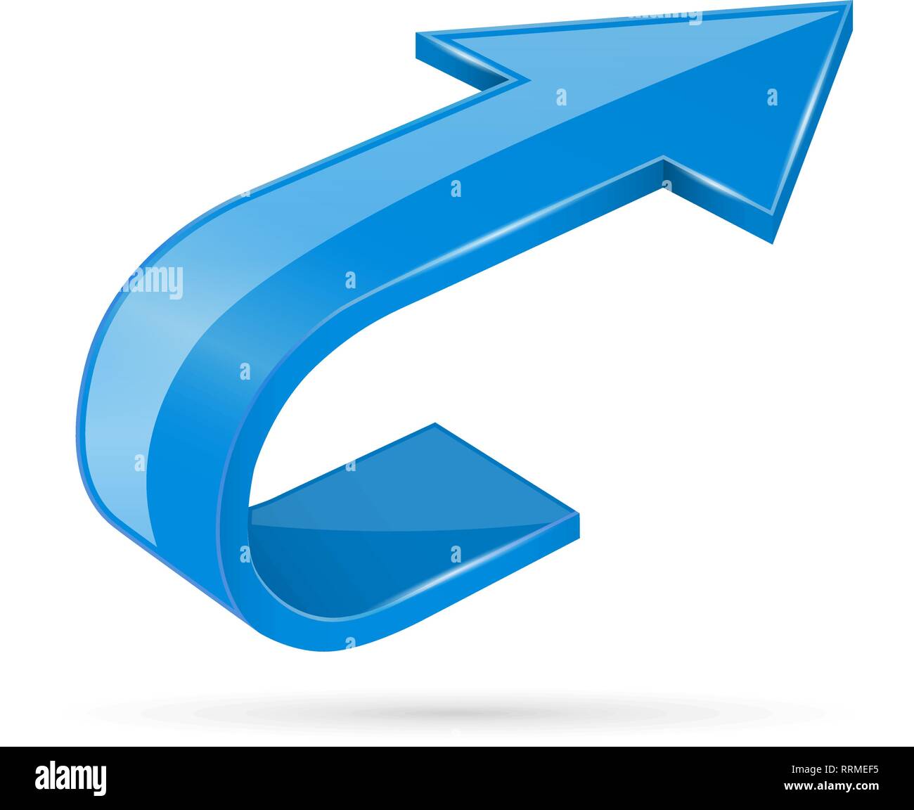 Shiny arrow Cut Out Stock Images & Pictures - Alamy