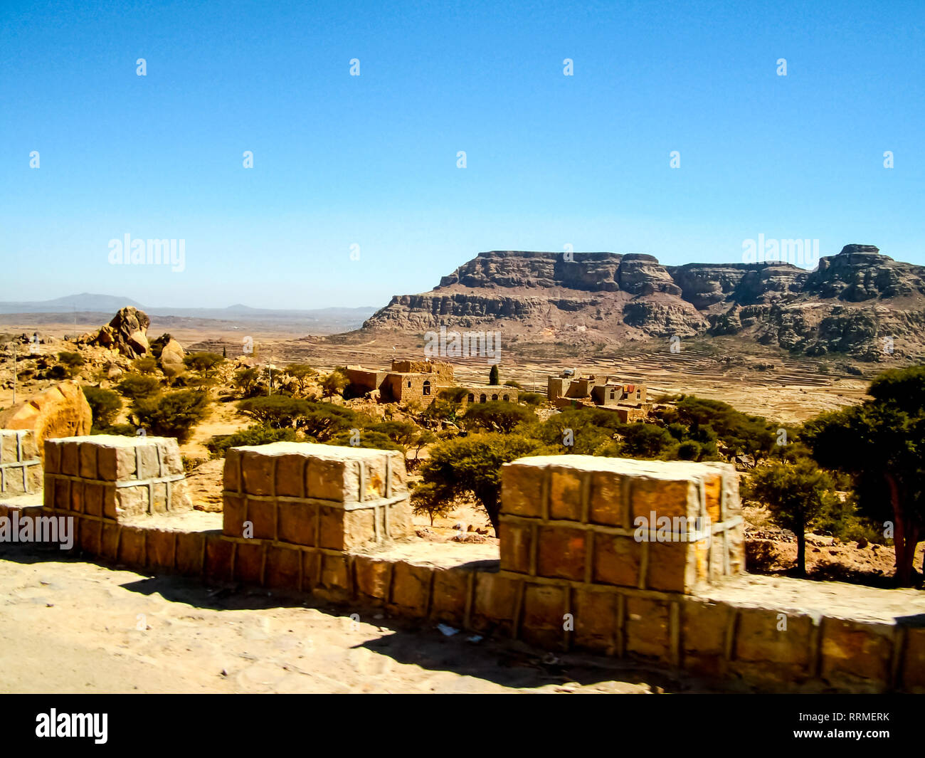 City of Sana'a, streets and buildings of the city in Yemen, sights and ...