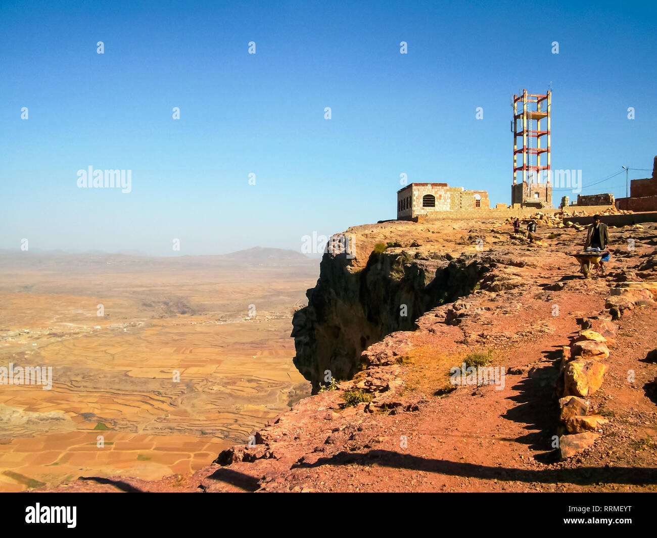 City of Sana'a, streets and buildings of the city in Yemen, sights and ...