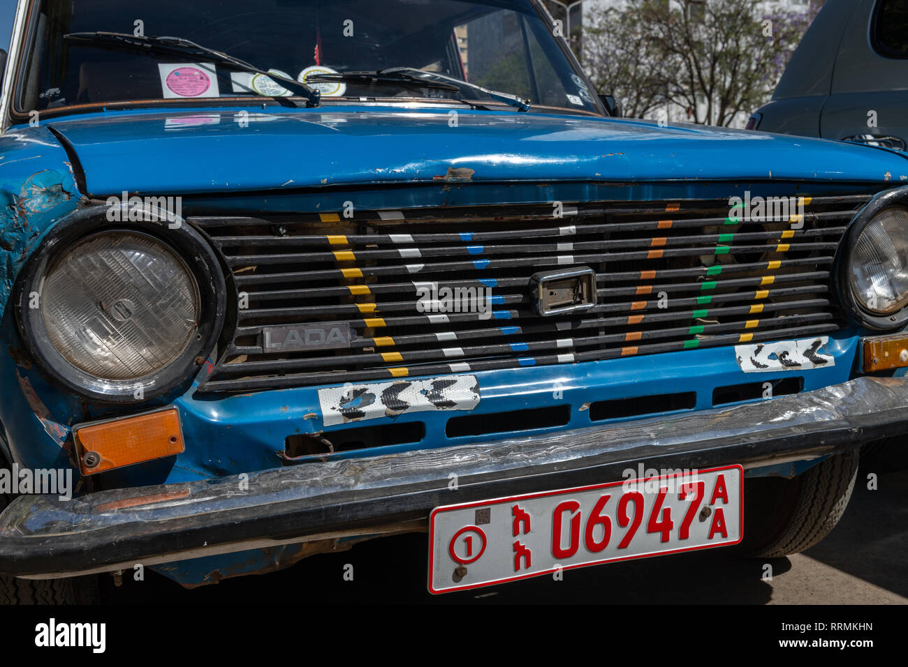 Taxi, Addis Ababa, Ethiopia Stock Photo - Alamy