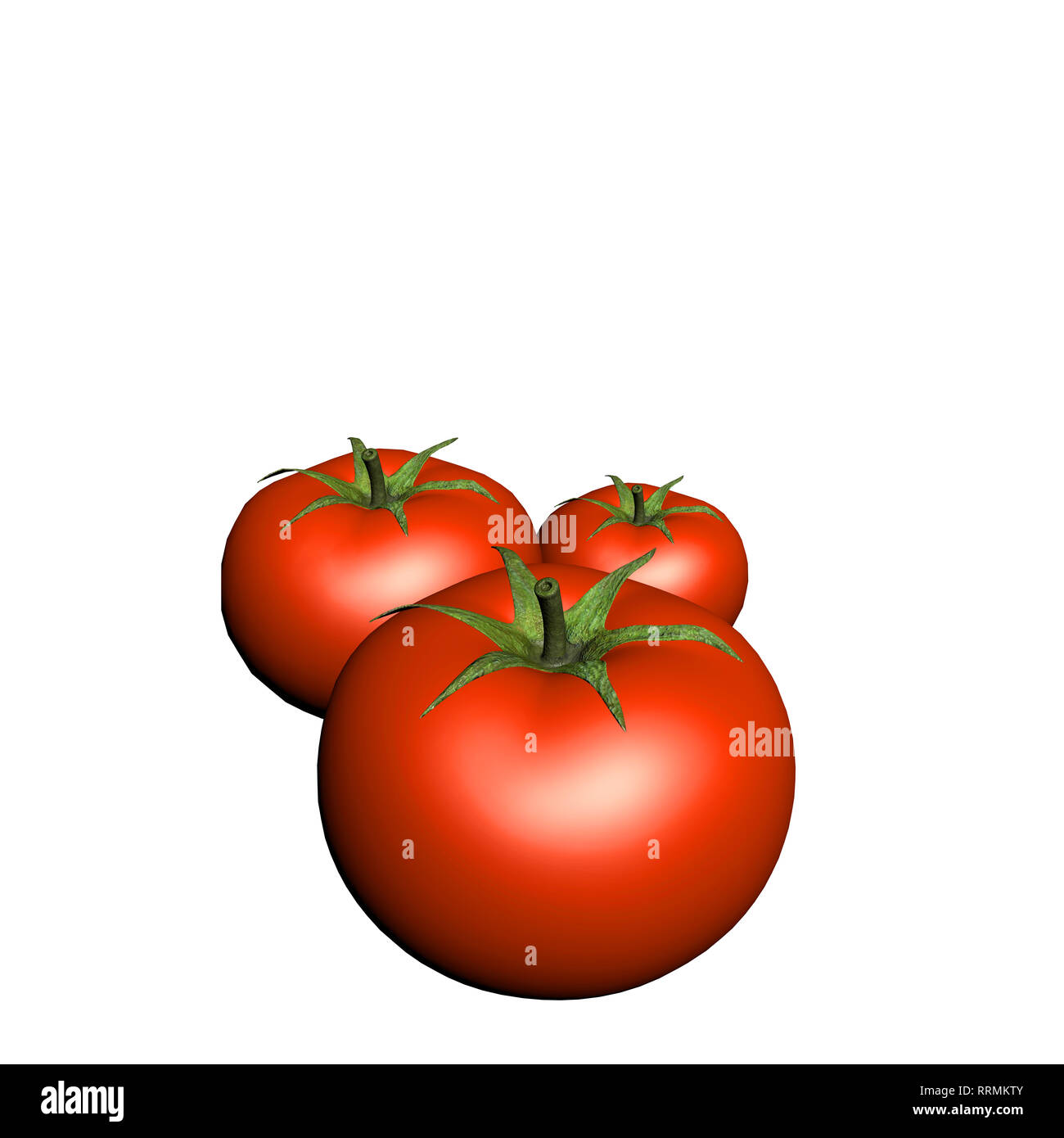 3d render tomato Stock Photo - Alamy