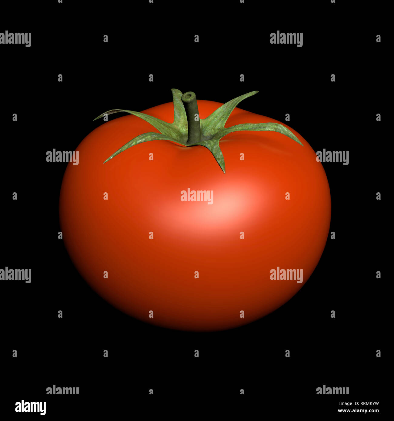 3d render tomato Stock Photo - Alamy