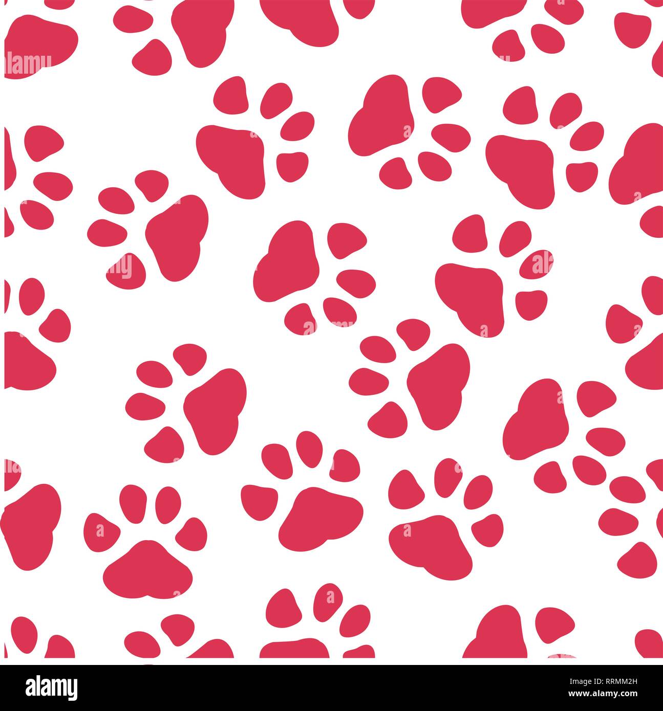 Bright red footprints Stock Vector Images - Alamy