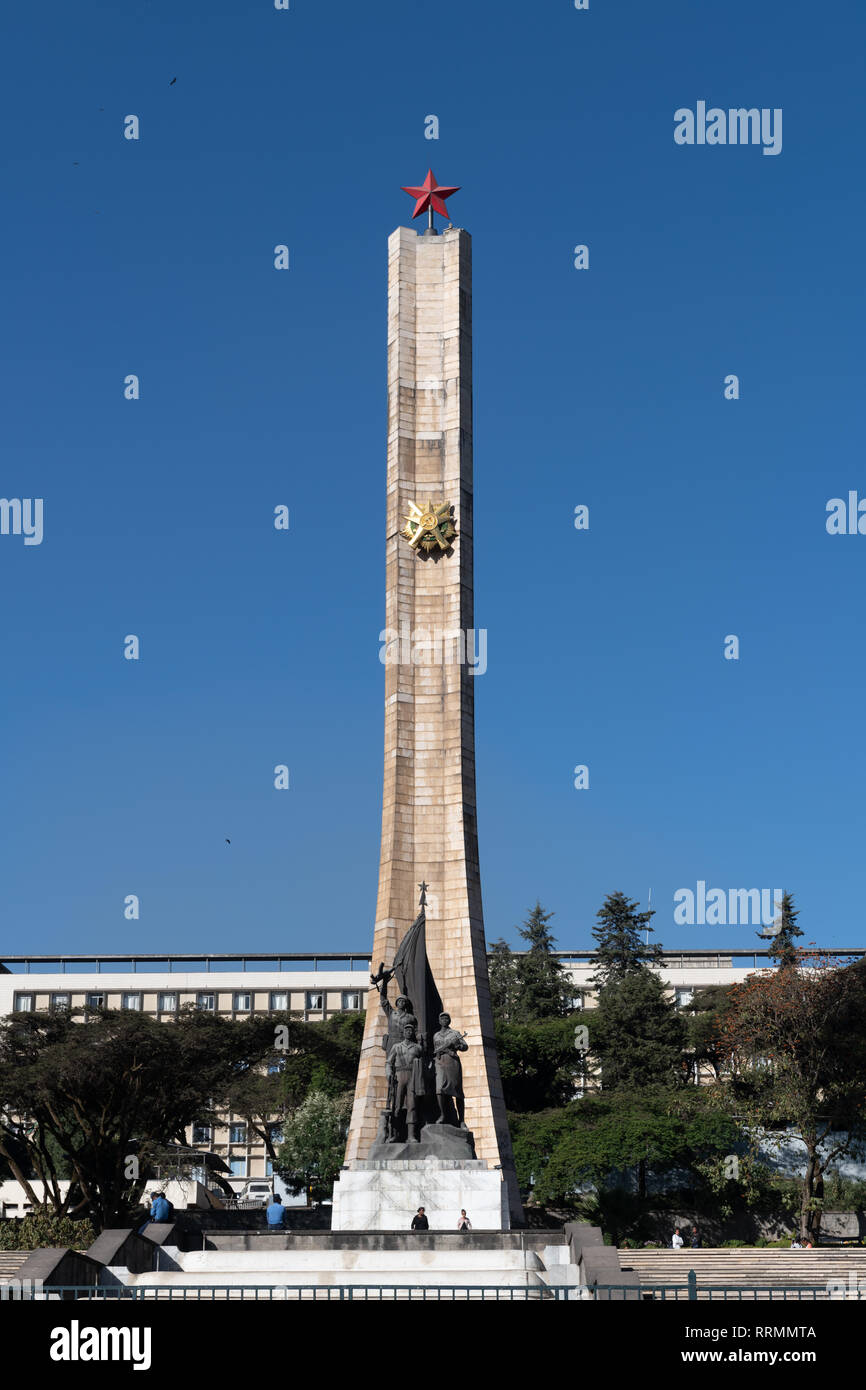 Tiglachin monument Addis Ababa Ethiopia Stock Photo - Alamy