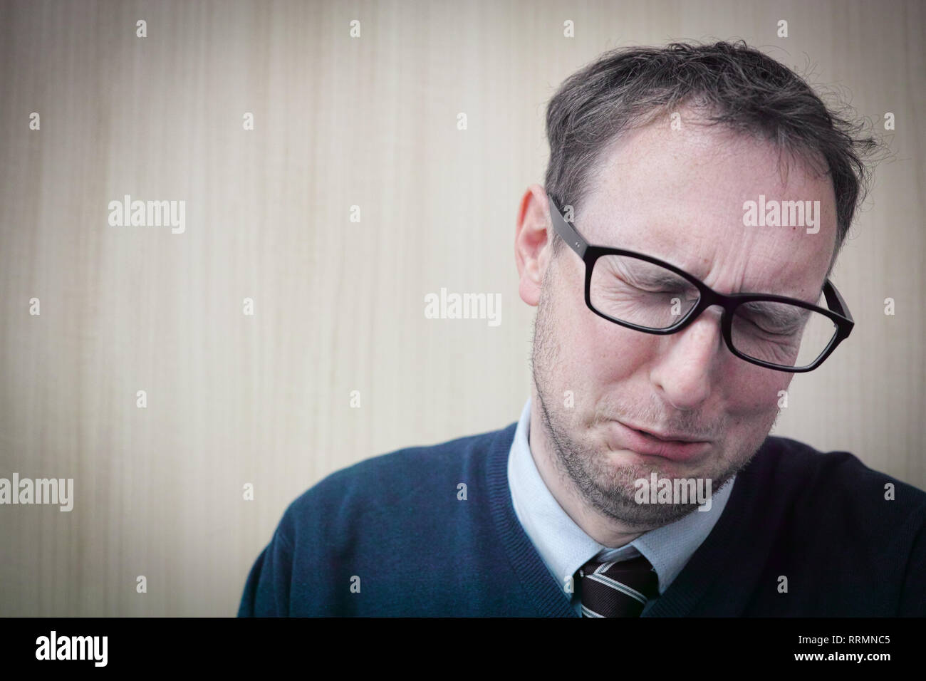 Bored work man hi-res stock photography and images - Alamy