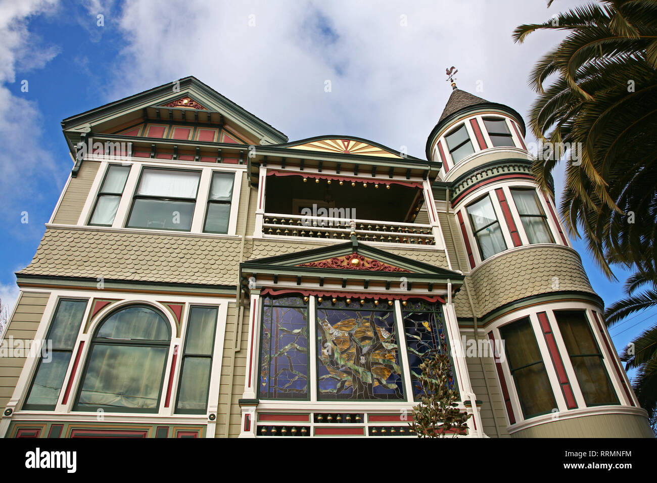 historic home in Petaluma California Stock Photo - Alamy