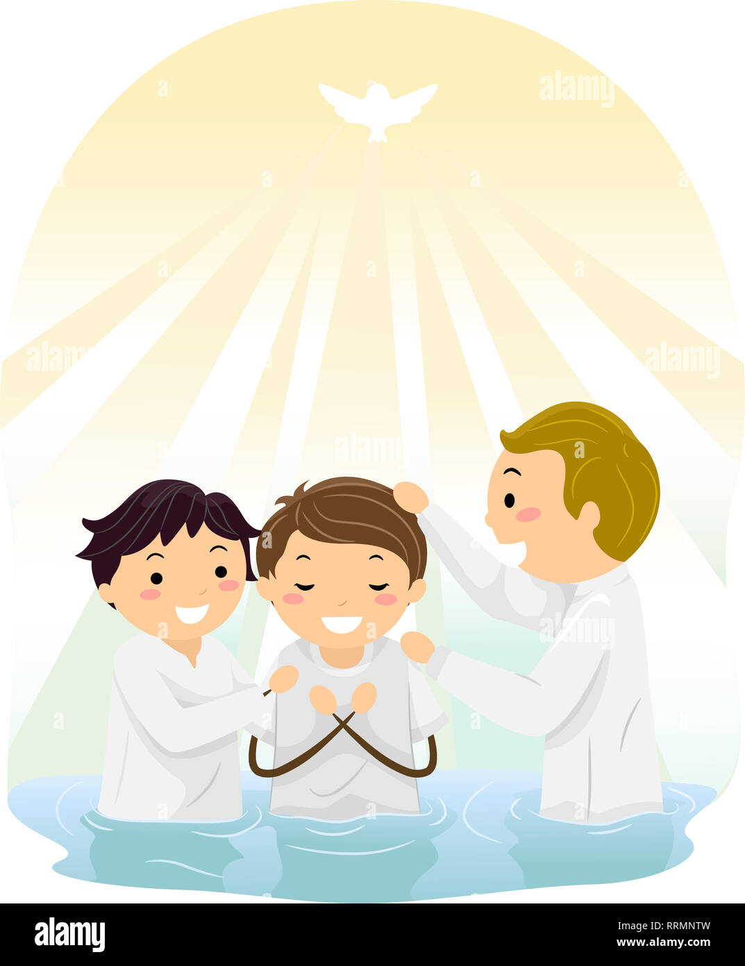 Catholic baptism adult hi-res stock photography and images - Alamy