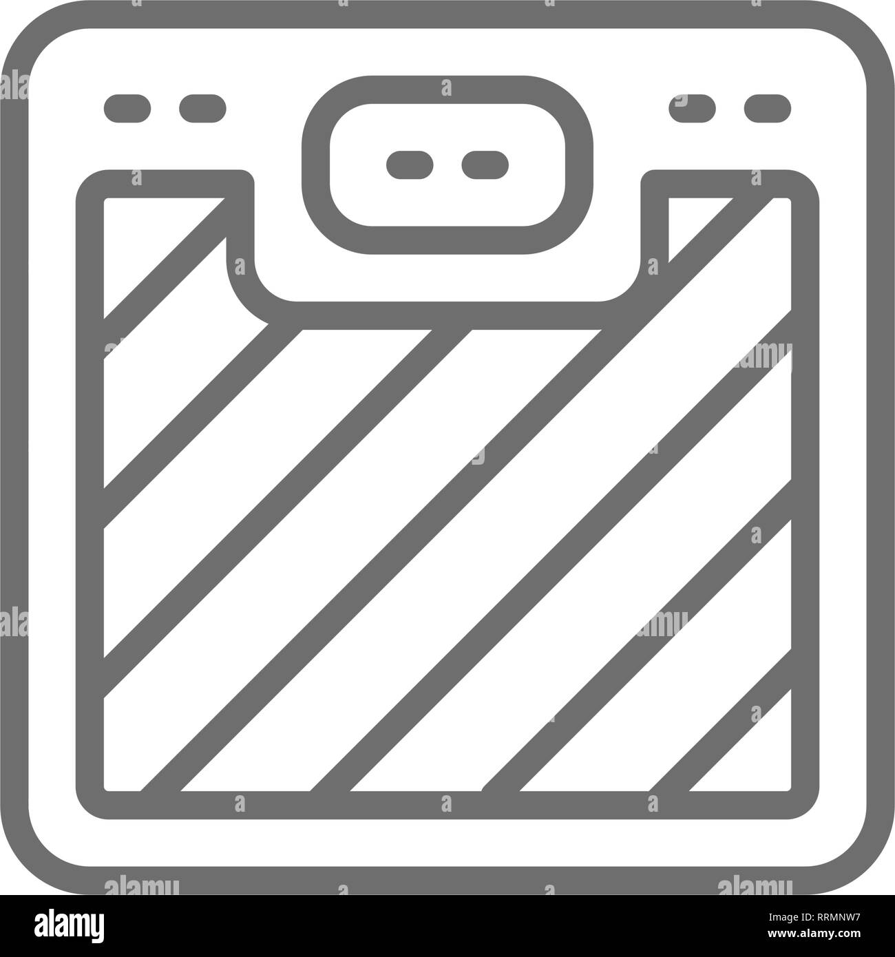 Floor scales line icon Stock Vector Image & Art - Alamy