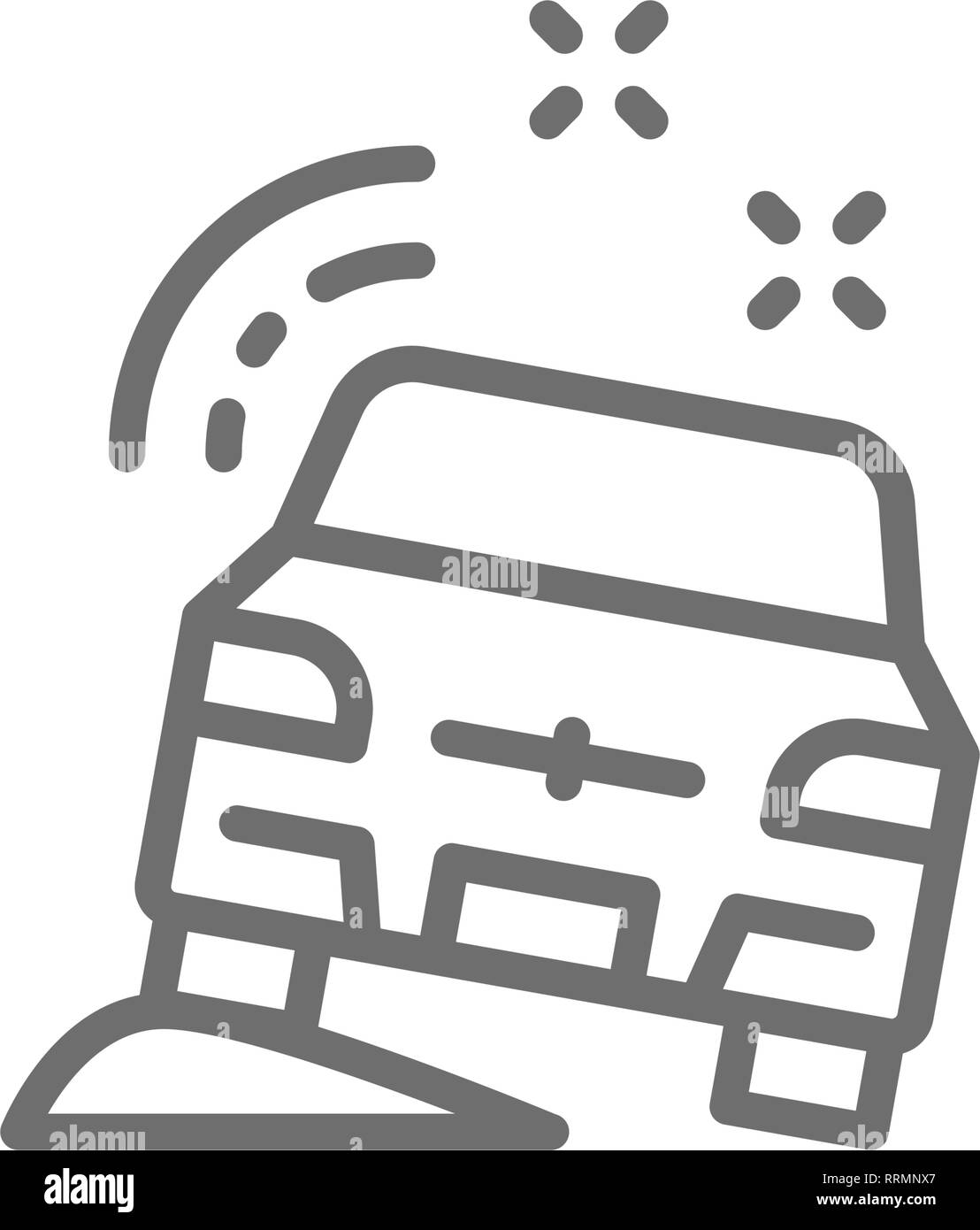 Car headlights on driving Stock Vector Images - Alamy