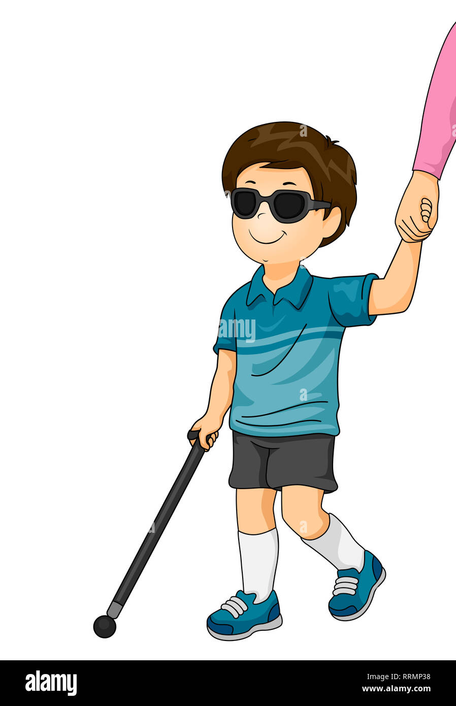 Child blind cane Cut Out Stock Images & Pictures - Alamy