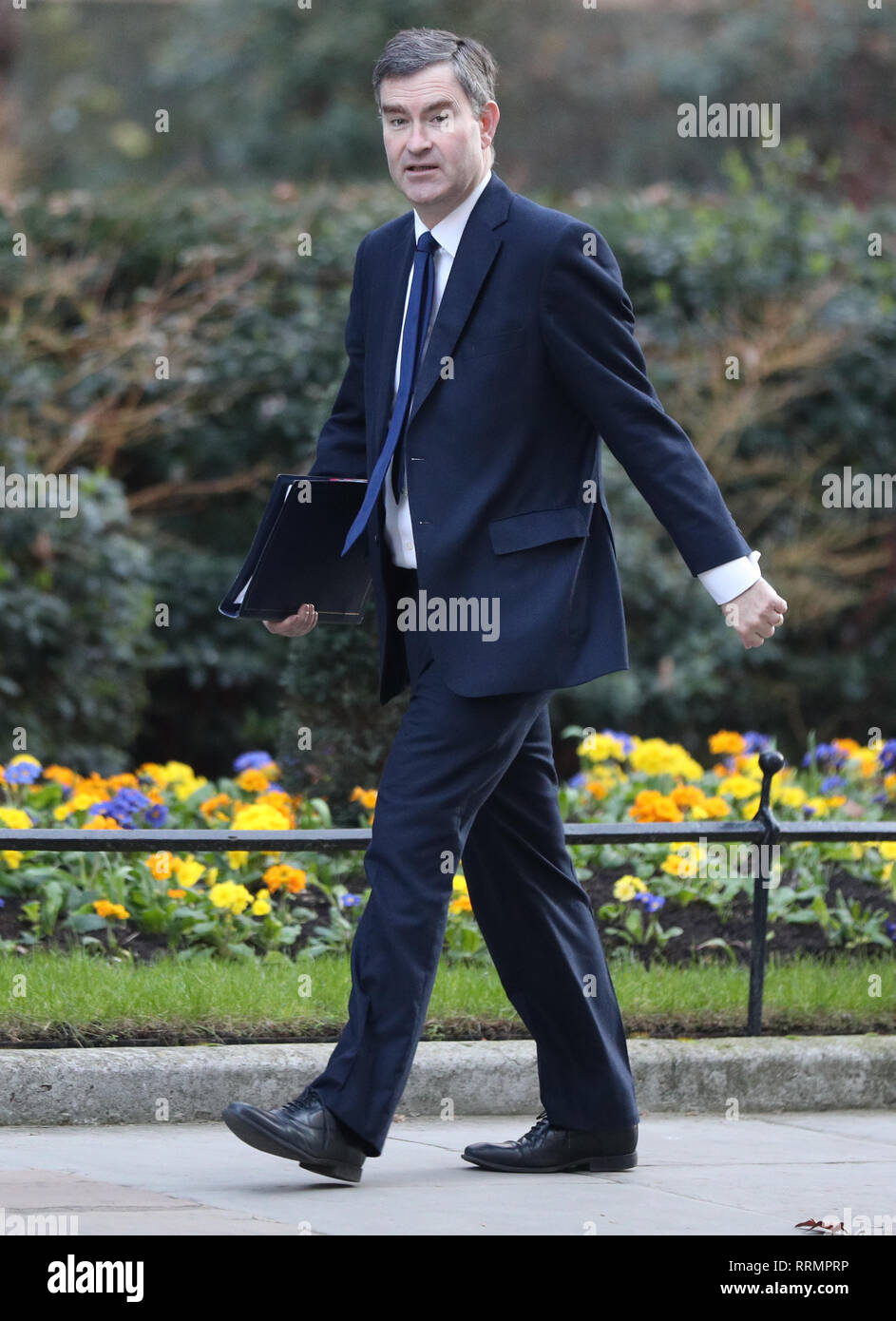 Justice Secretary David Gauke arrives in Downing Street, London, for a ...