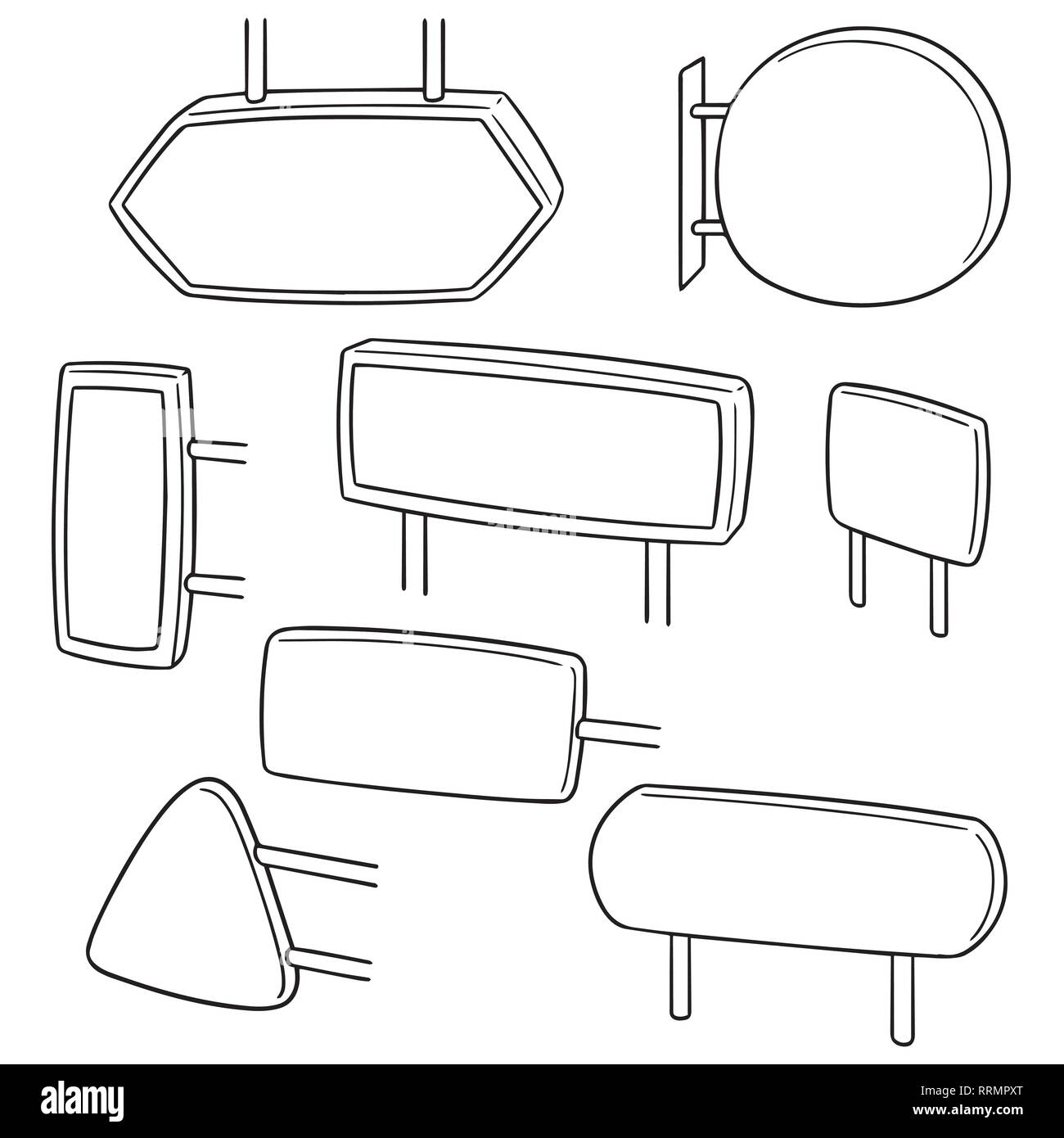 Creative billboard advertising Black and White Stock Photos & Images ...