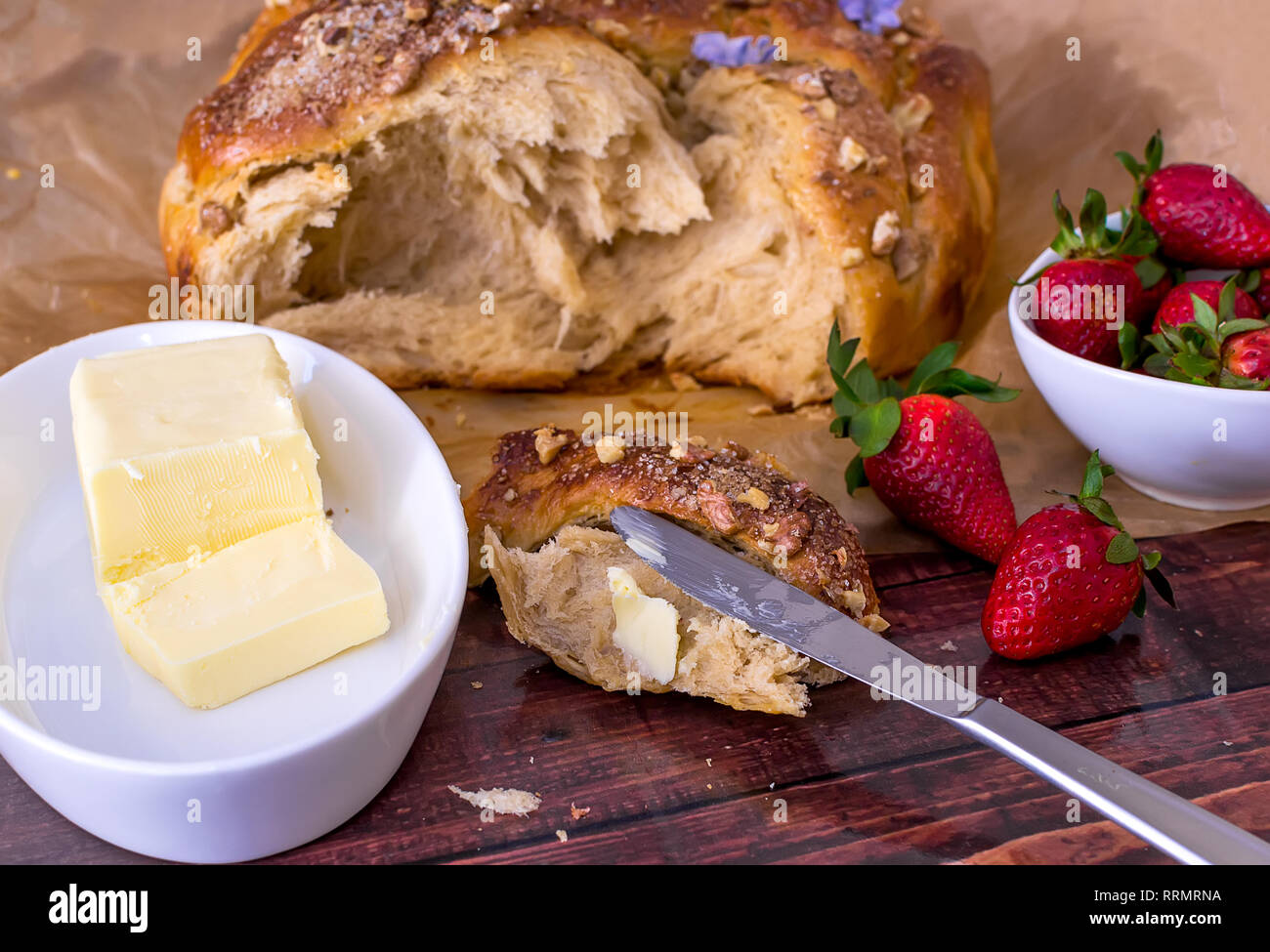 Traditional sweet easter bread hi-res stock photography and images - Alamy