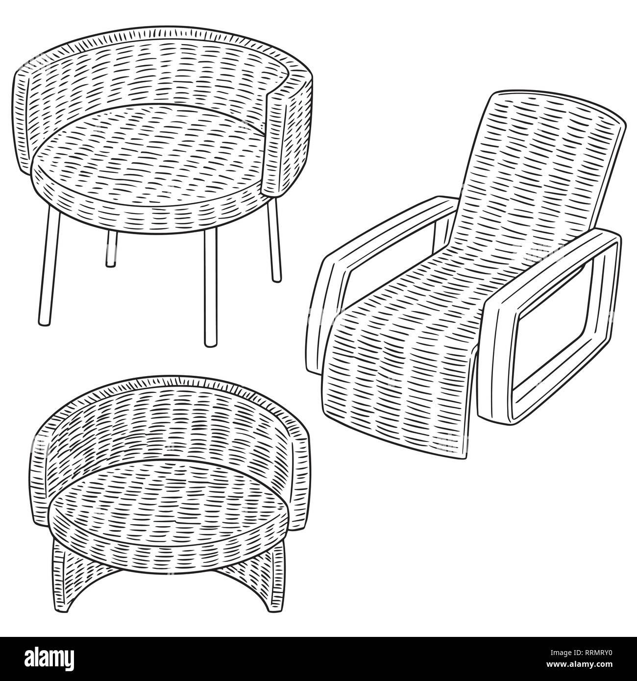 Traditional wicker craft Black and White Stock Photos & Images - Alamy