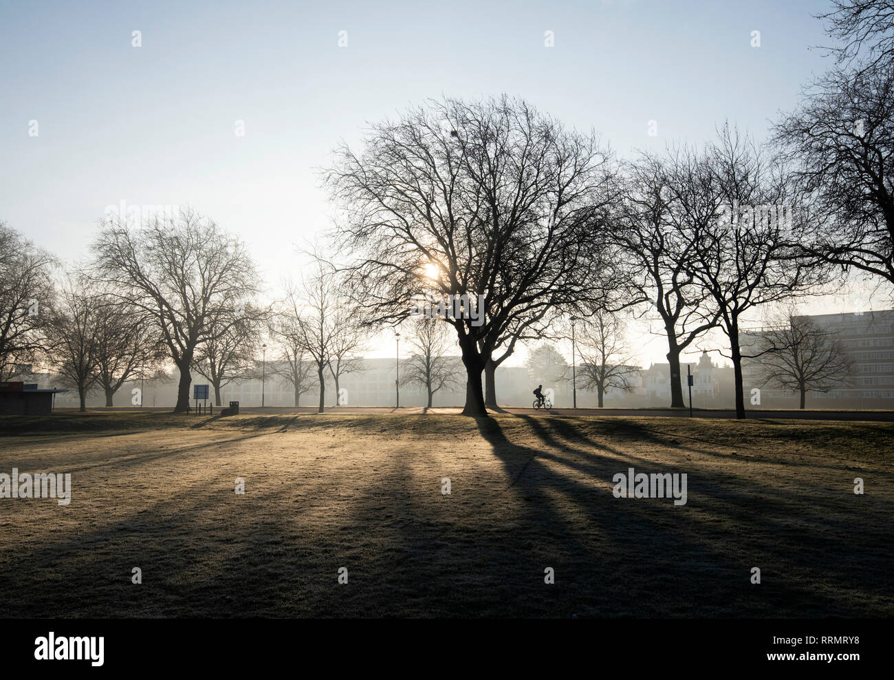 Early Morning Light at Victoria Embankment Park in Nottingham ...