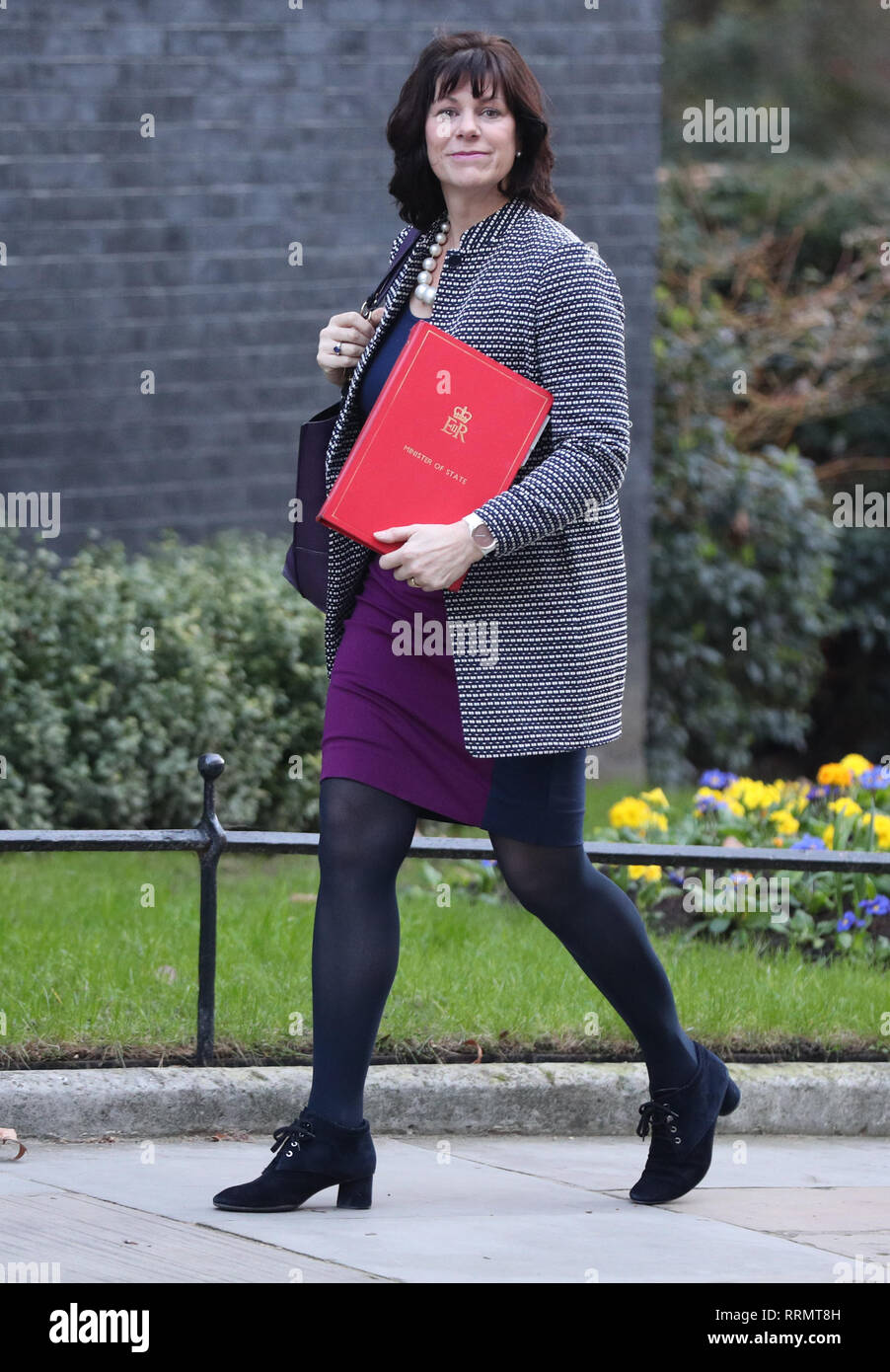 Minister for Energy and Clean Growth Claire Perry arrives in Downing ...