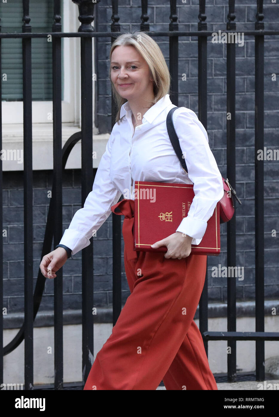 Chief Secretary to the Treasury Elizabeth Truss arrives in Downing ...