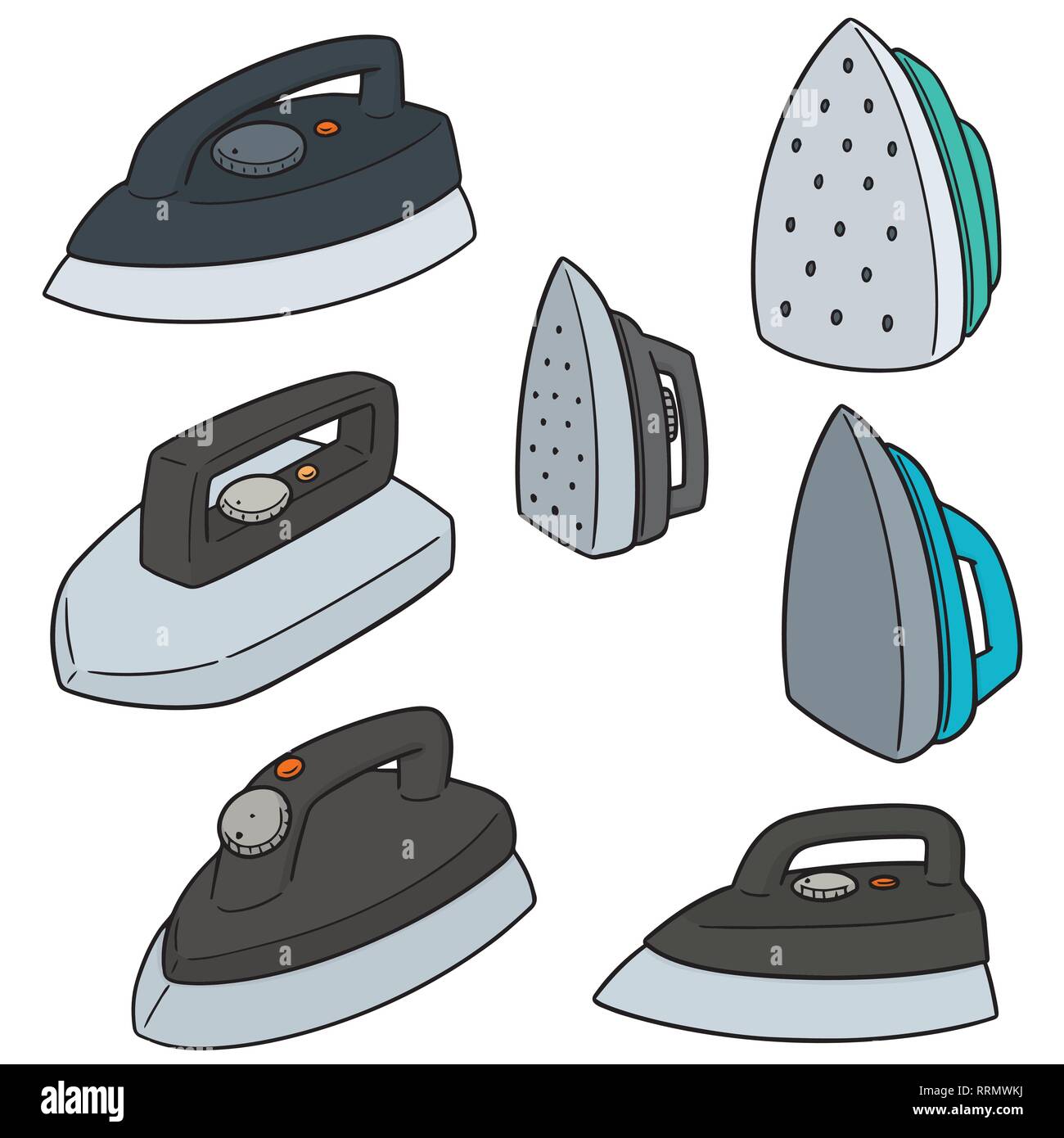 vector set of iron Stock Vector Image & Art - Alamy