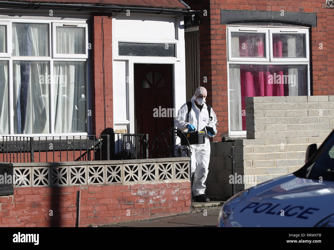 Police activity in Milan Road, Harehills, Leeds, after a murder ...