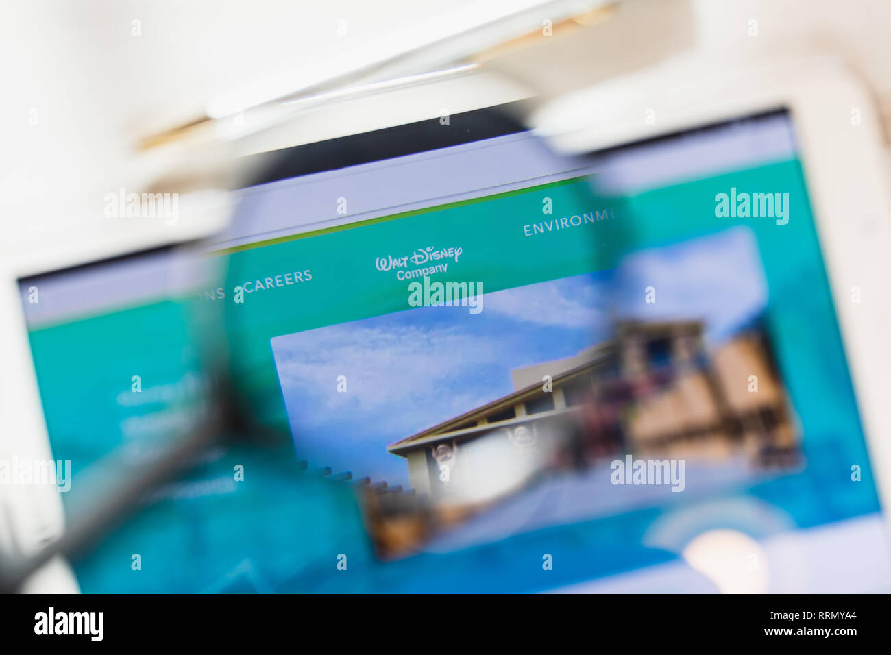 Los Angeles, California, USA - 27 February 2019: Walt Disney Company ...