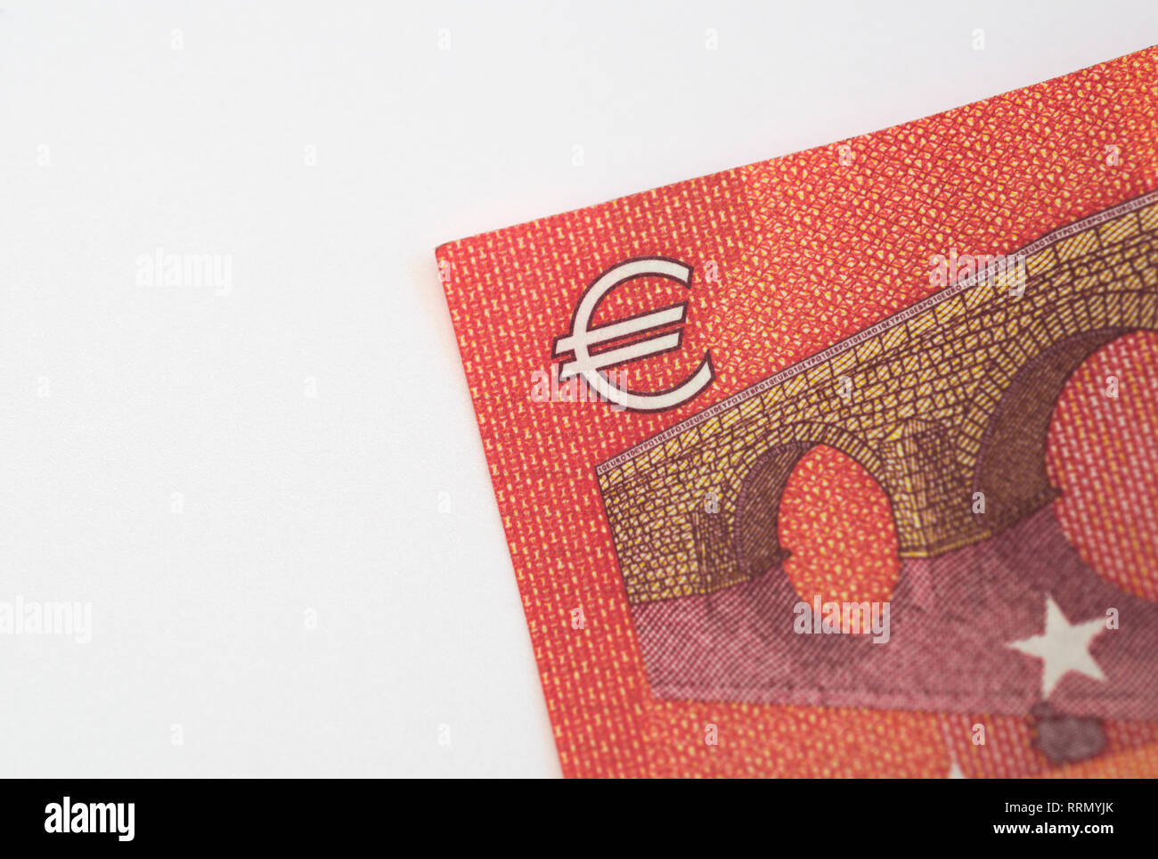Euro currency symbol on 10 euro banknote Stock Photo - Alamy