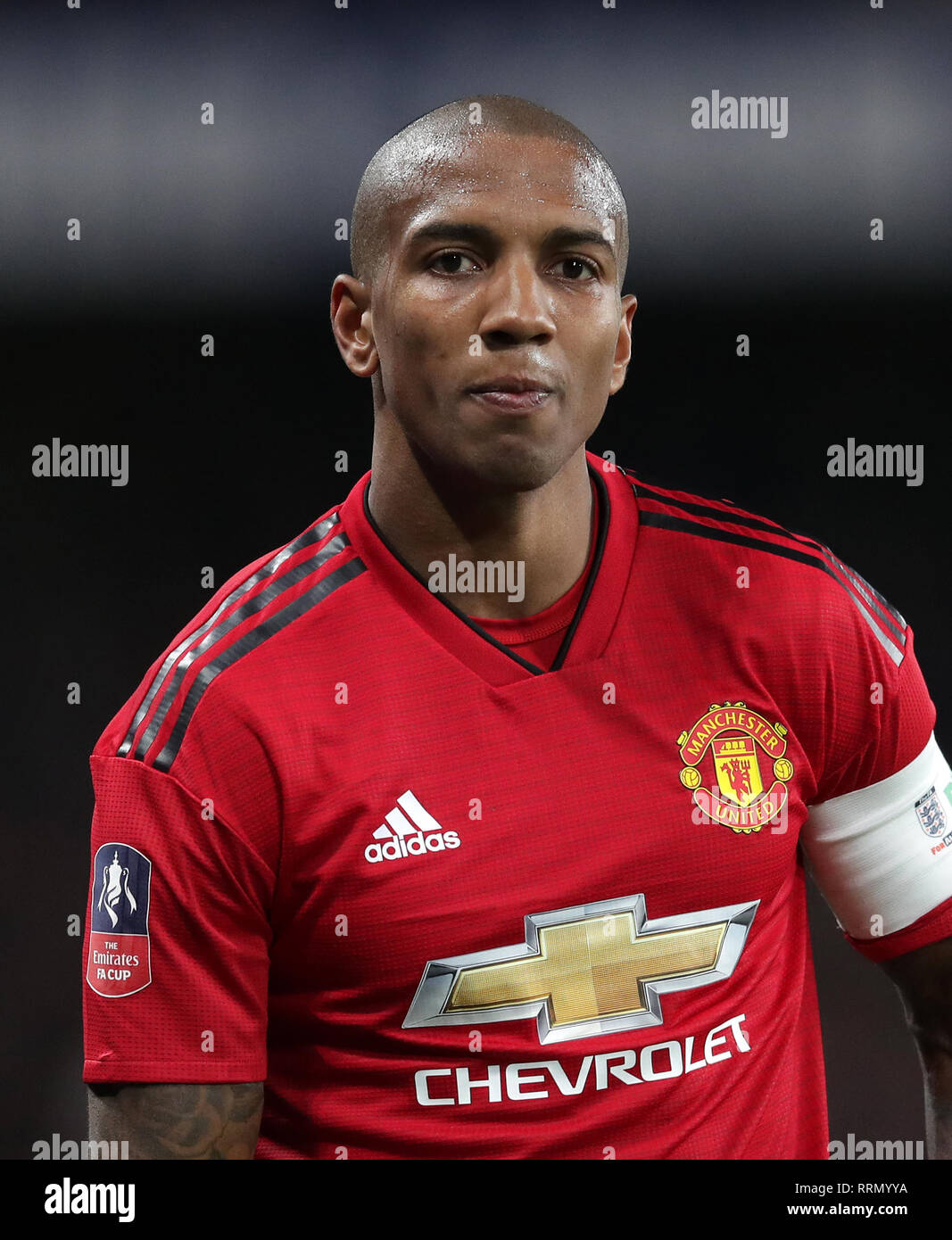 Ashley Young, Manchester United Stock Photo - Alamy