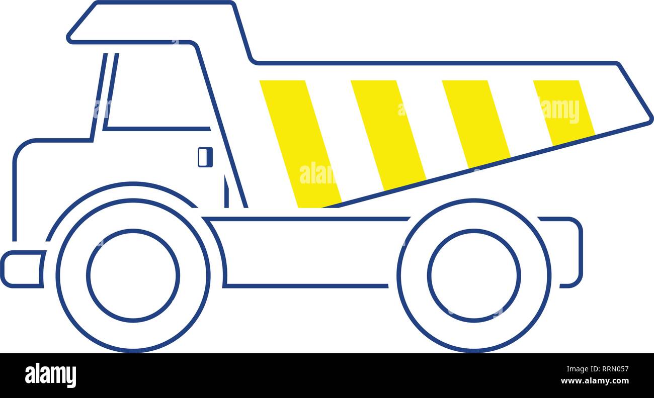 Tipper icon vector vectors hi-res stock photography and images - Alamy