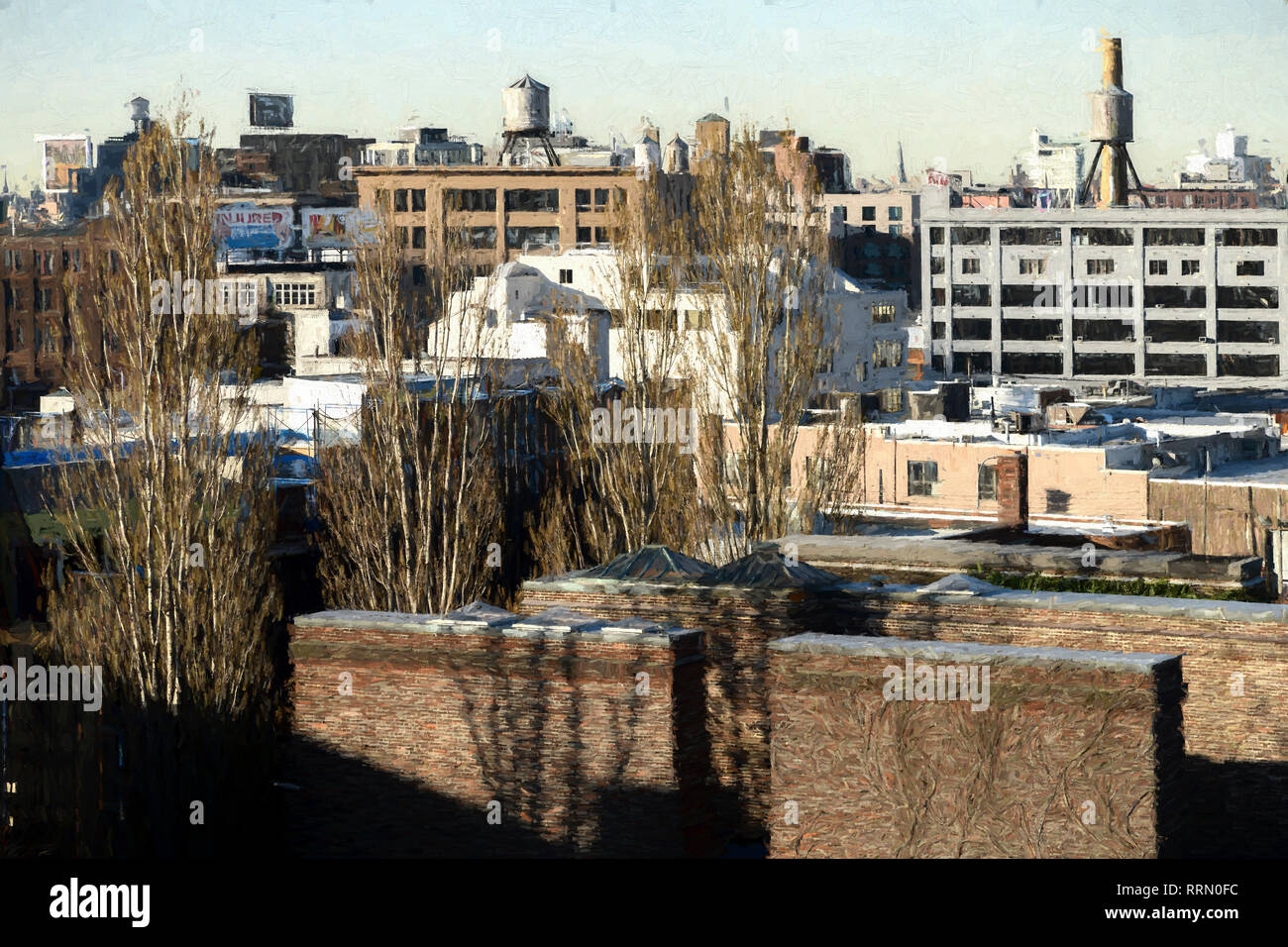 USA, America, American, New York, Queens, Long Island City Stock Photo ...