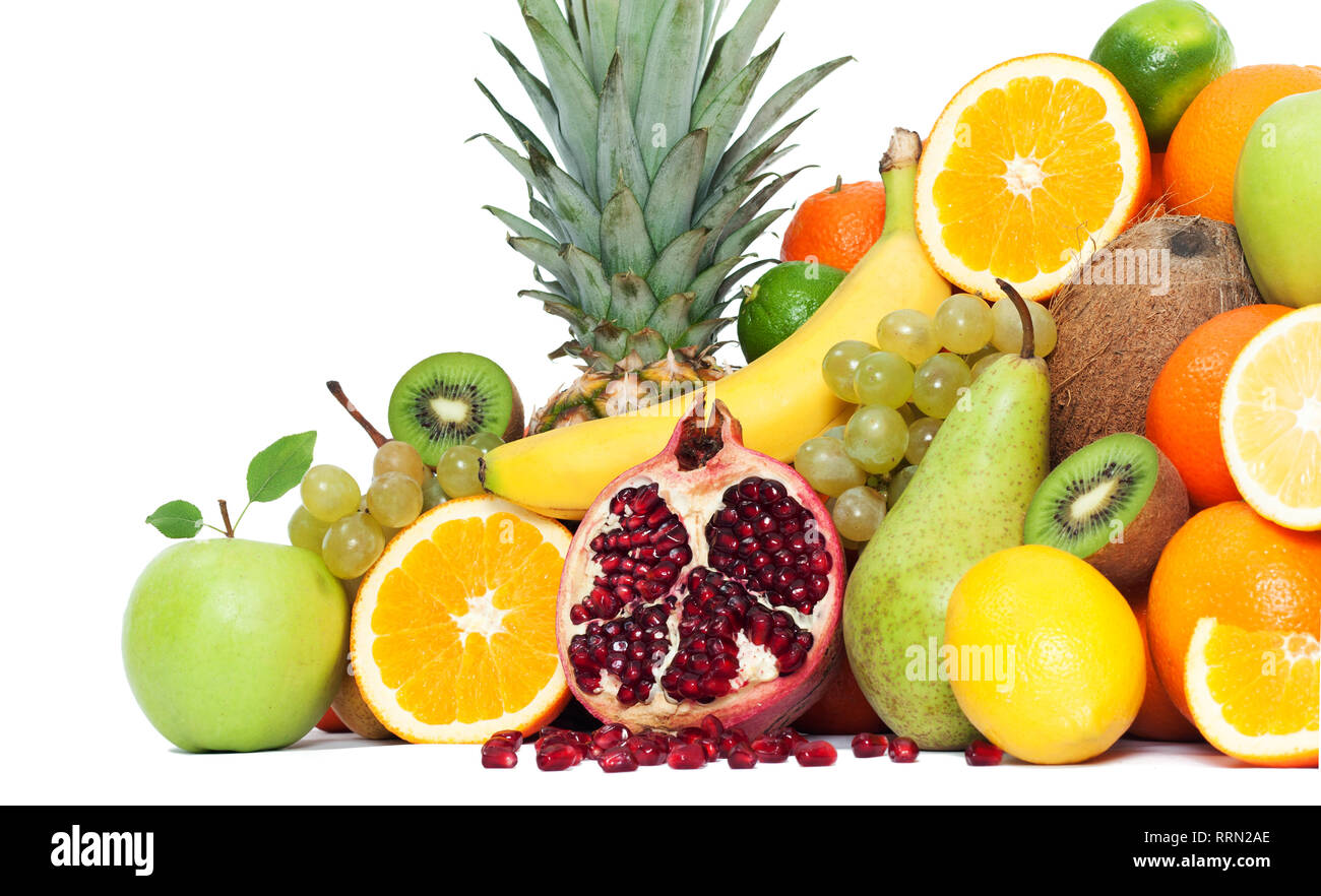 Exotic mixed fruits Stock Photo - Alamy