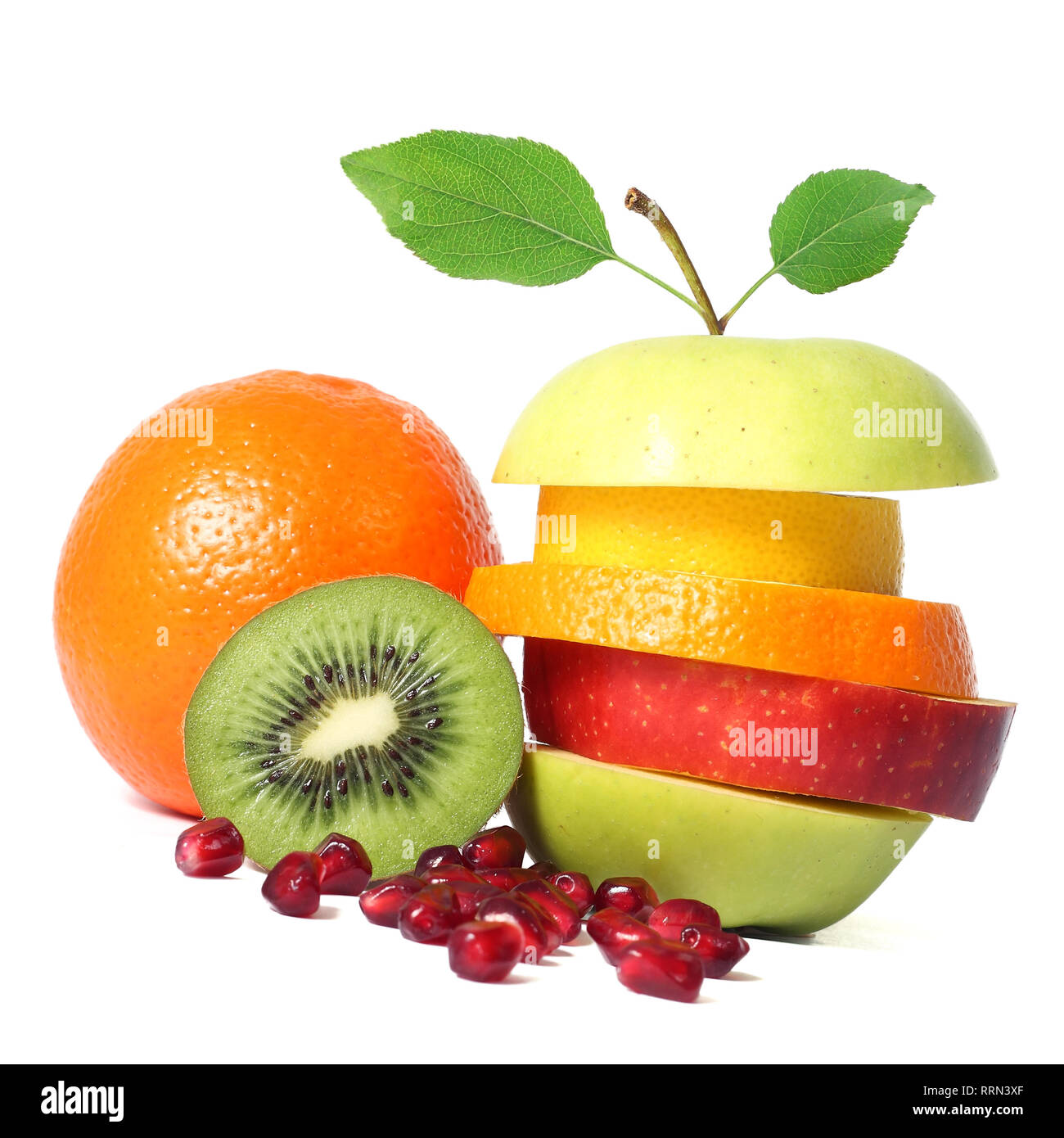 Fresh fruits mix Stock Photo - Alamy