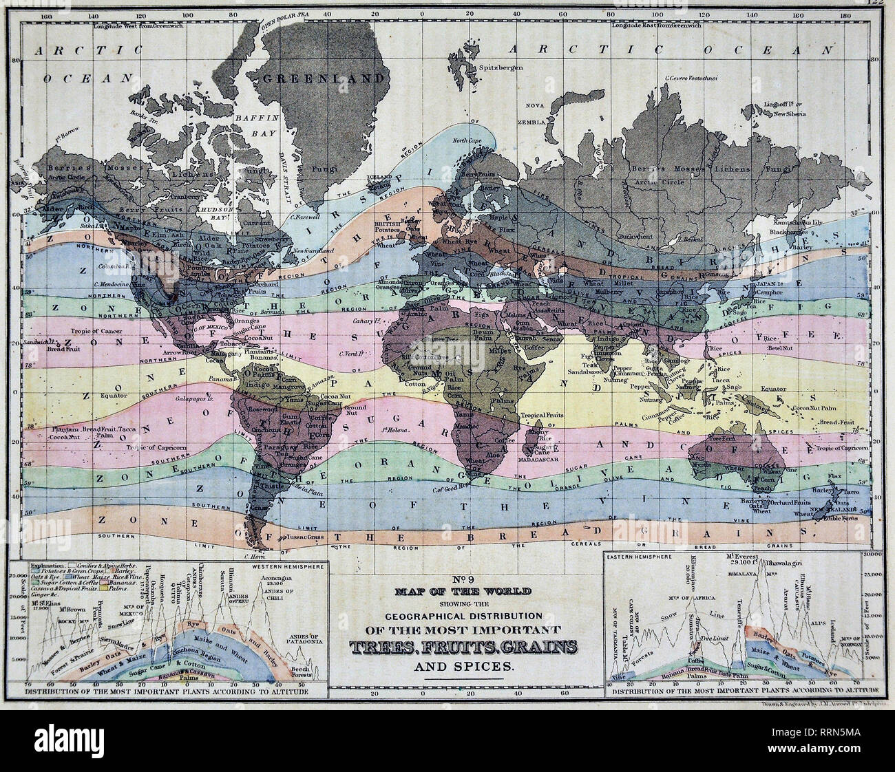 Map climate zones of the world hi-res stock photography and images - Alamy
