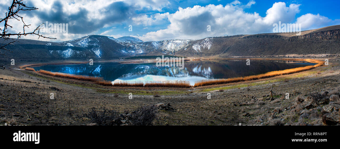 Cappadocia, the pomegranate(Narli) lake Stock Photo - Alamy