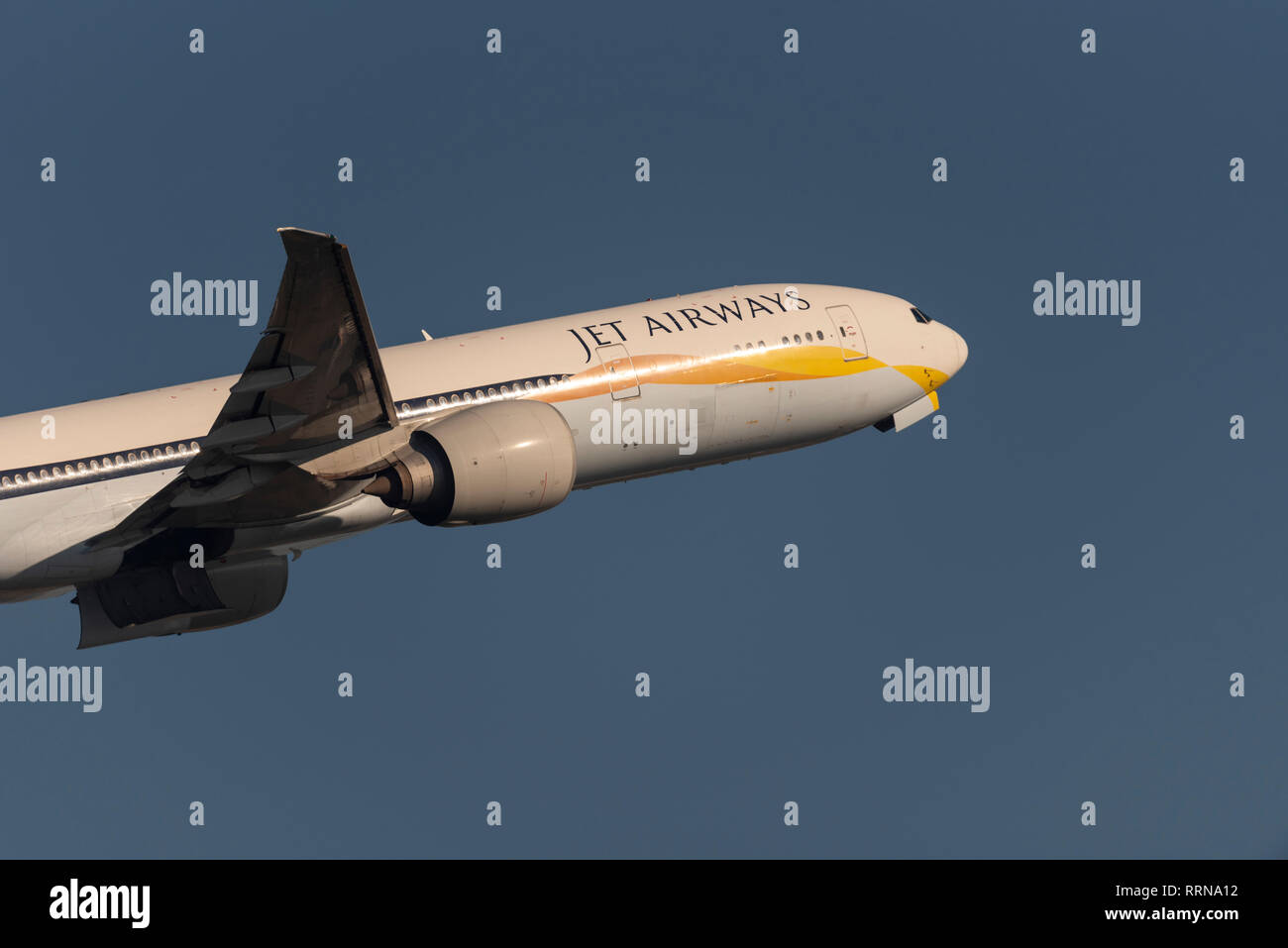 Jet Airways Boeing 777 High Resolution Stock Photography and Images - Alamy