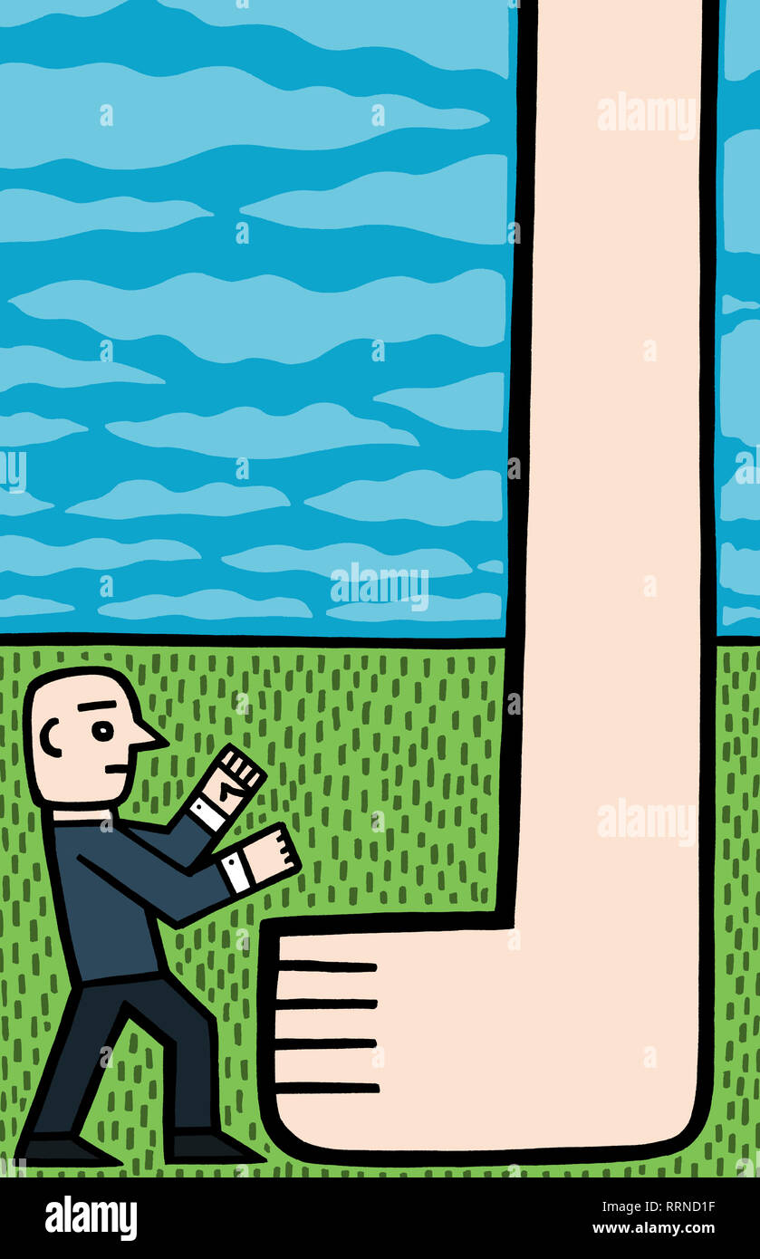 Fighting the big fight Stock Photo - Alamy