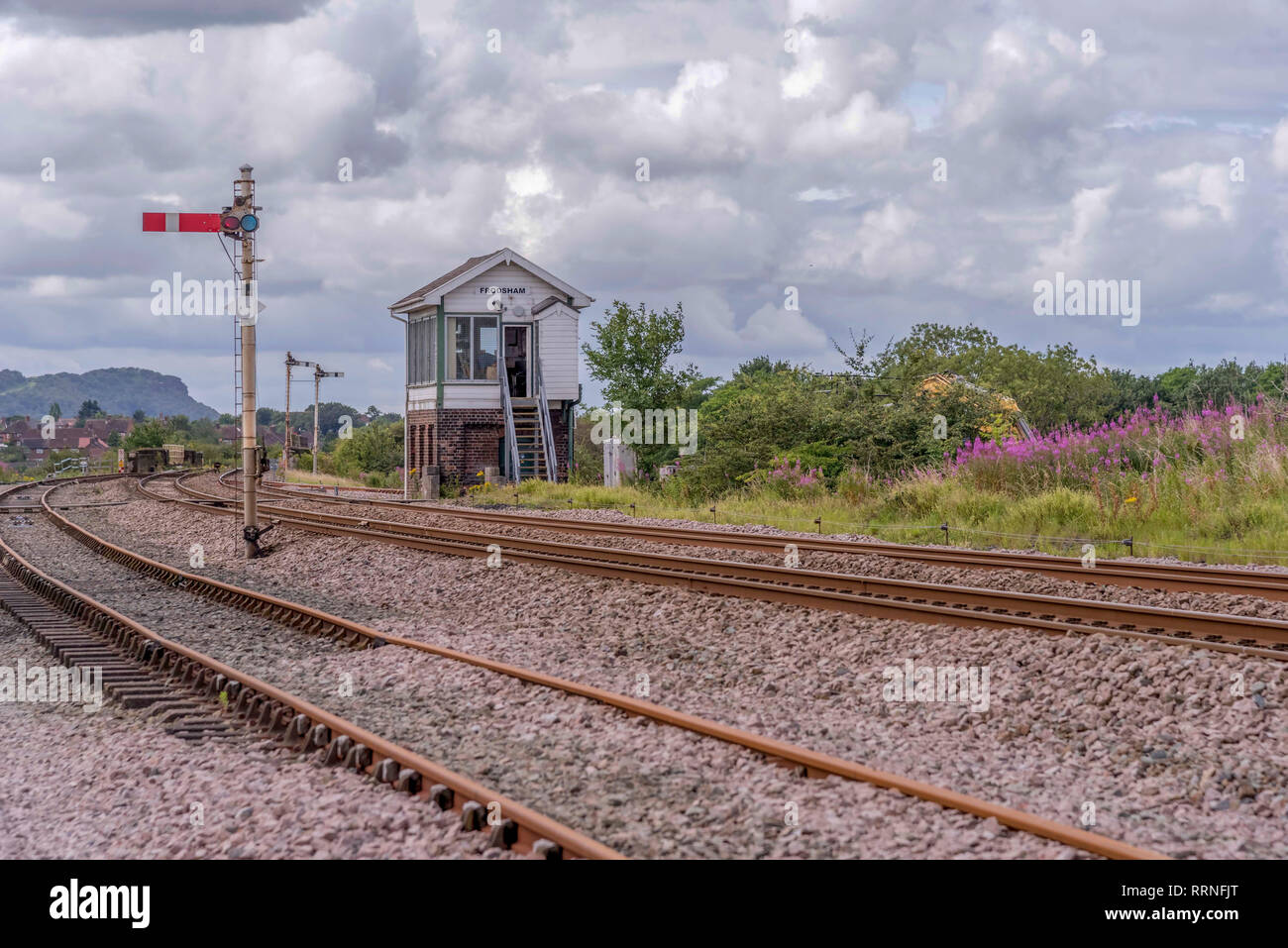 Railway curve hi-res stock photography and images - Alamy