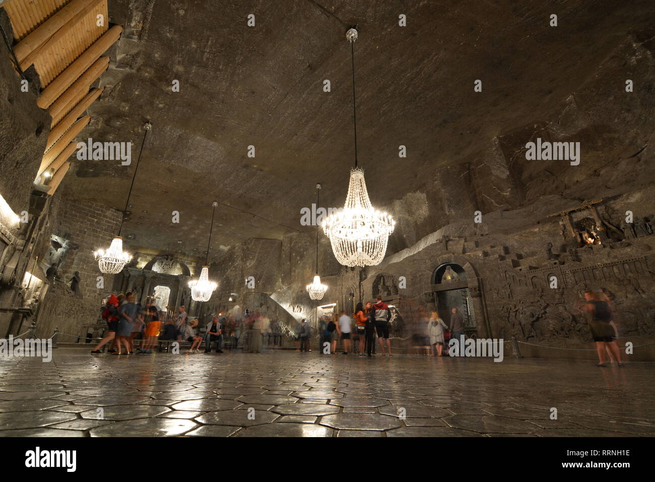 The Chapel of St. Kinga. Wieliczka salt mines. Poland Stock Photo - Alamy