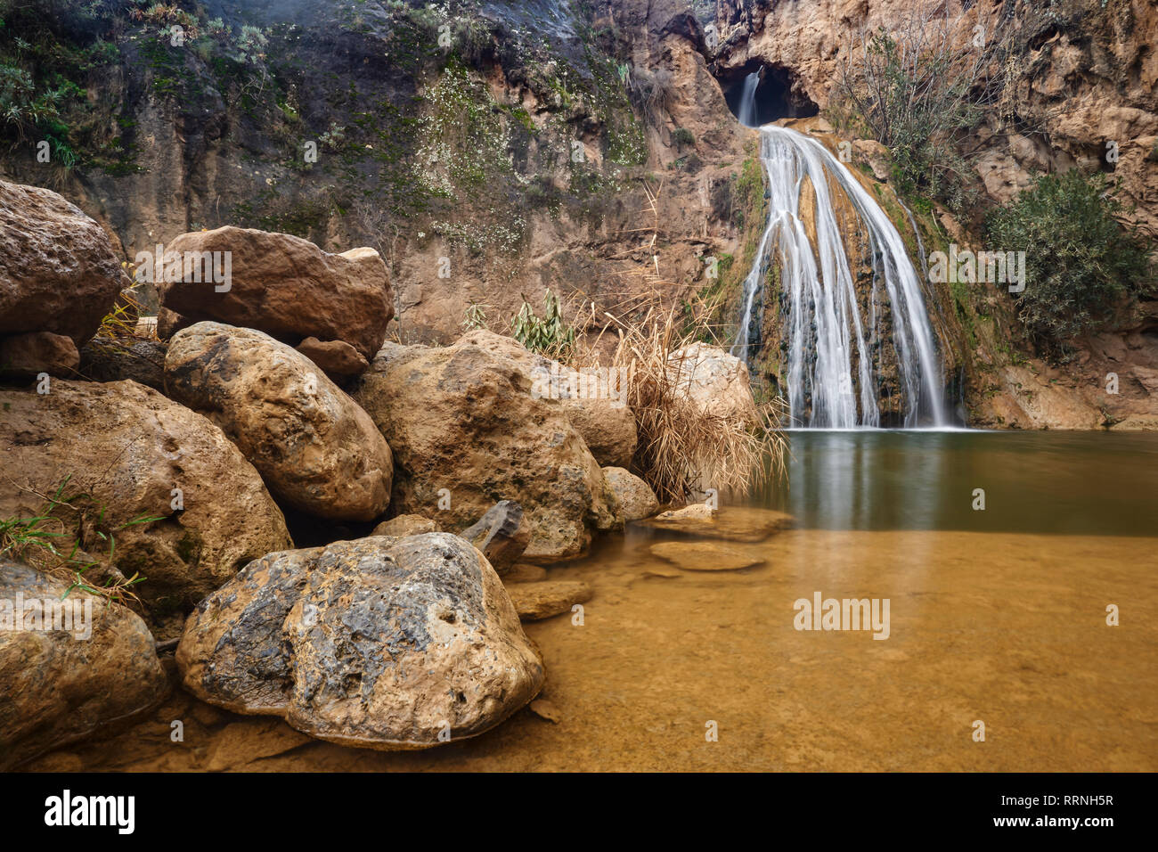 Waterfall in Loja, Granada. Spain Stock Photo - Alamy