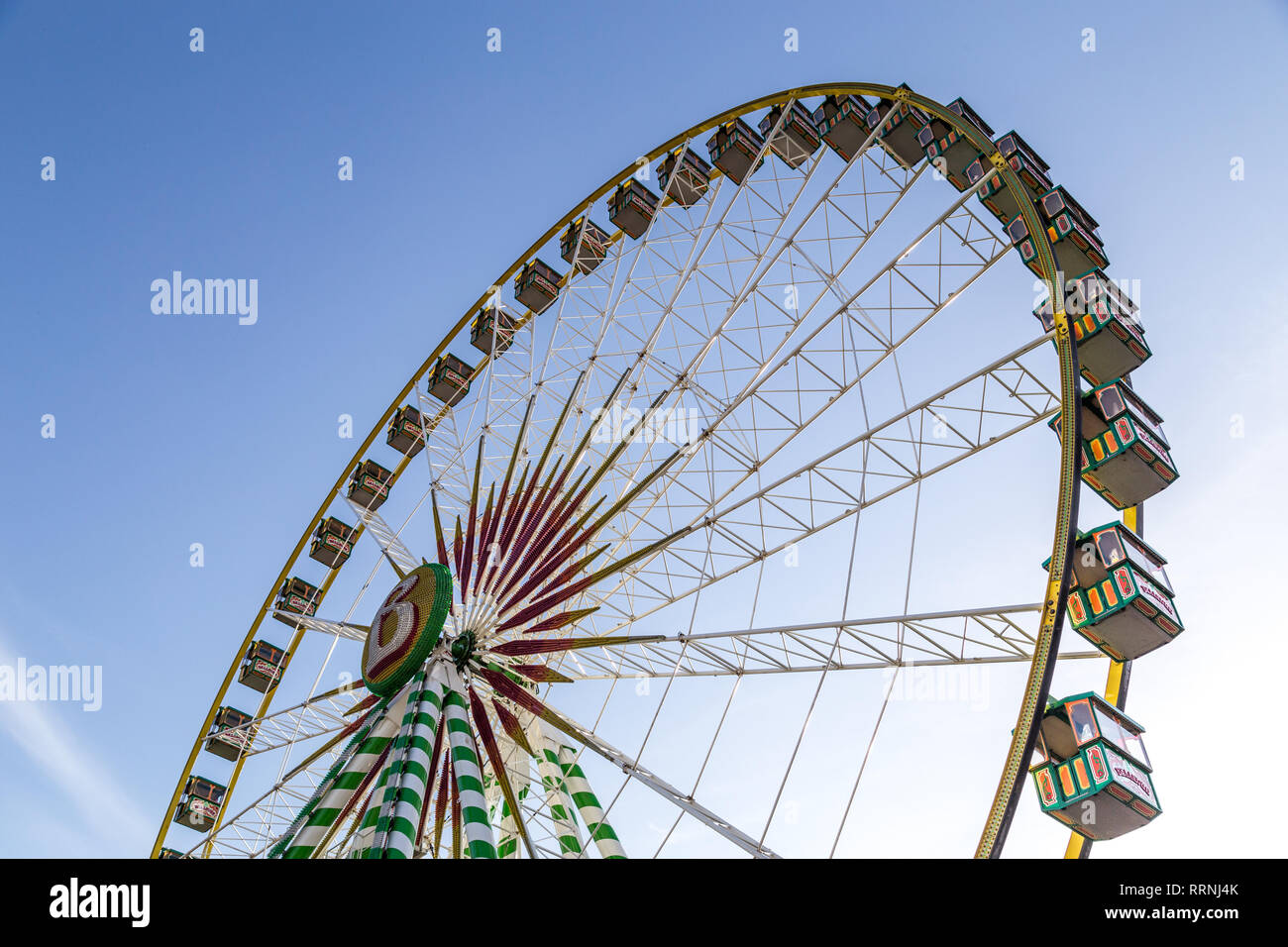 Big ferris wheel in Basel, Switzerland Stock Photo - Alamy