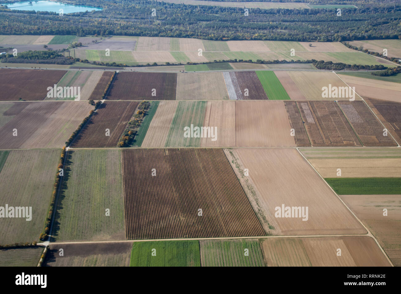 Aerial view fields in germany hi-res stock photography and images - Alamy